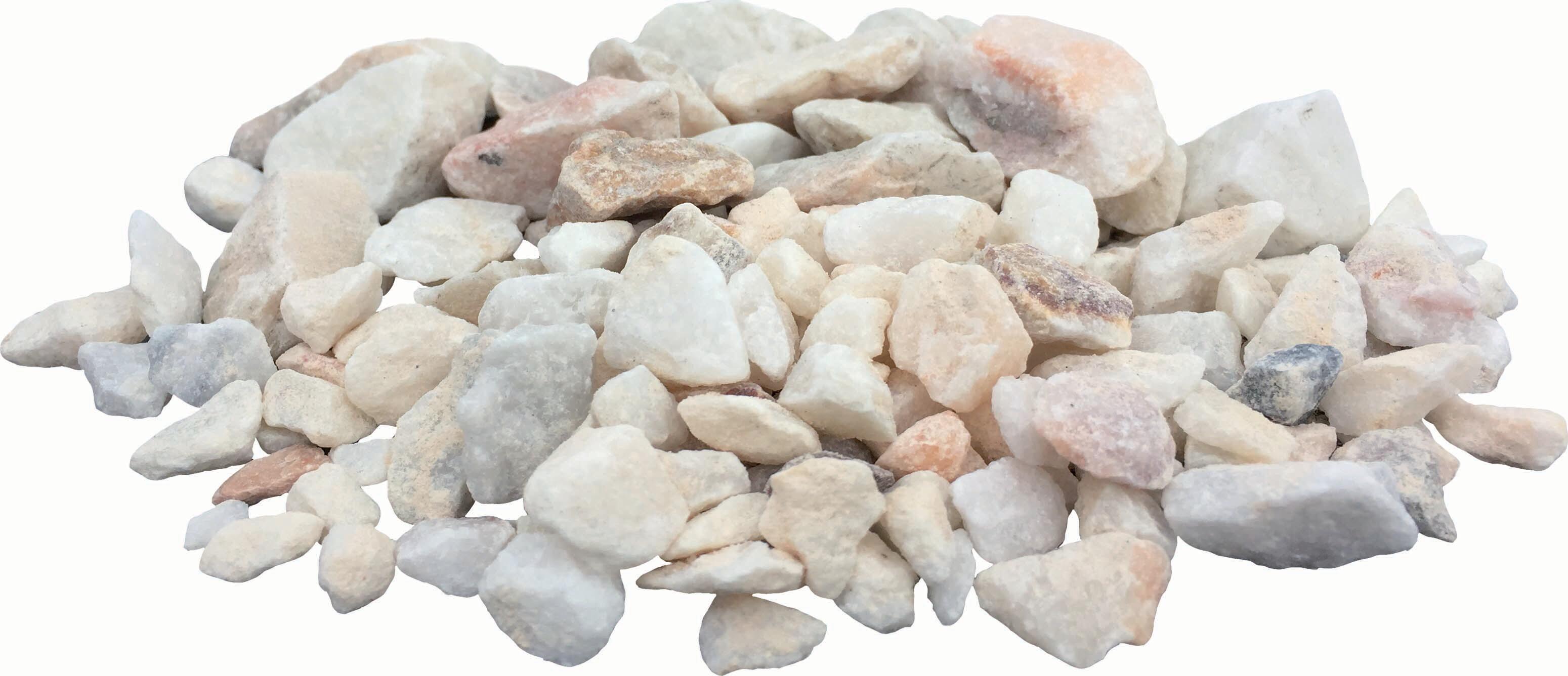 Bigbag Graviers concassés marbre rose 15/25mm, 400kg | Leroy Merlin