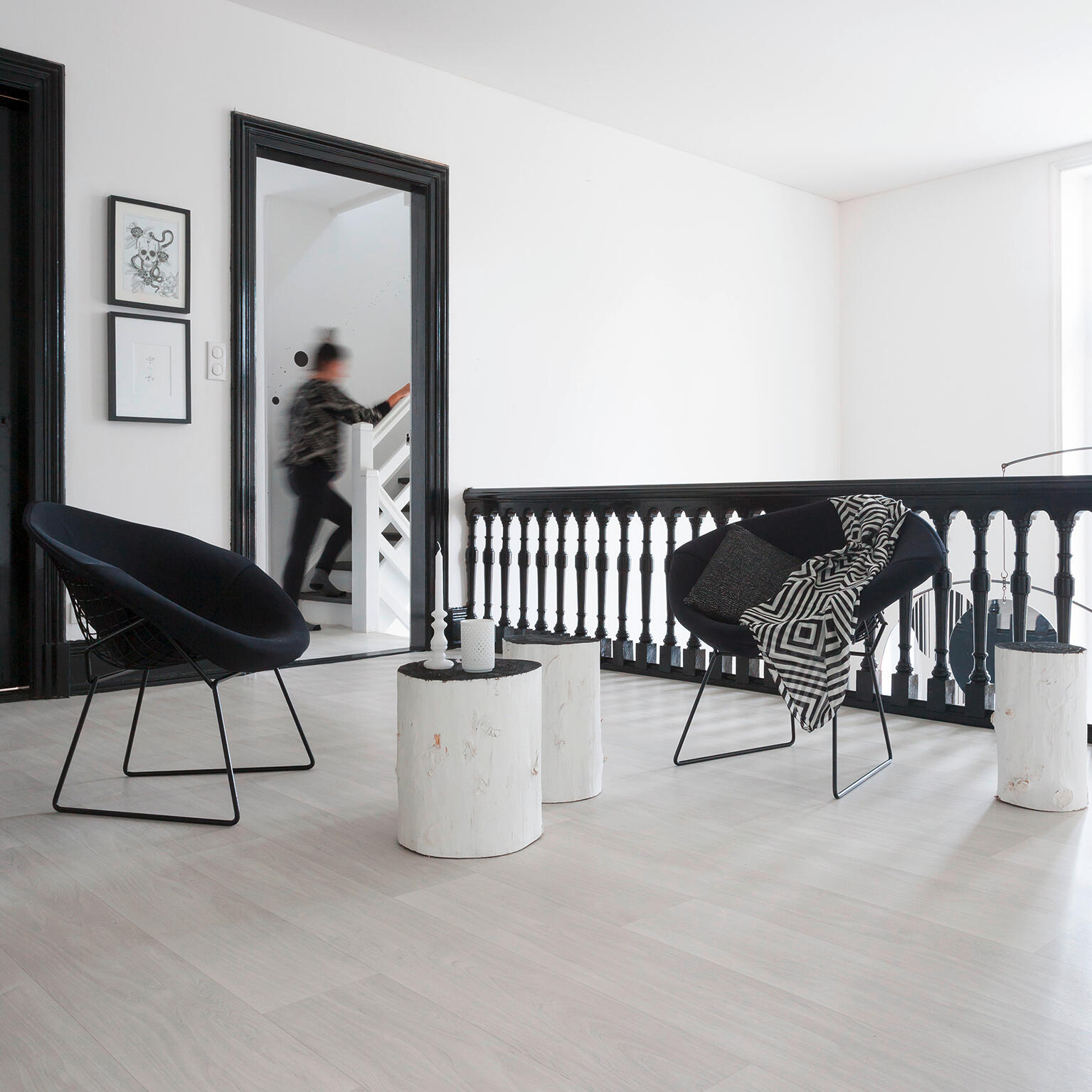 Rouleau vinyle bois blanchi Booster jersey clear GERFLOR rouleau l.4m ...