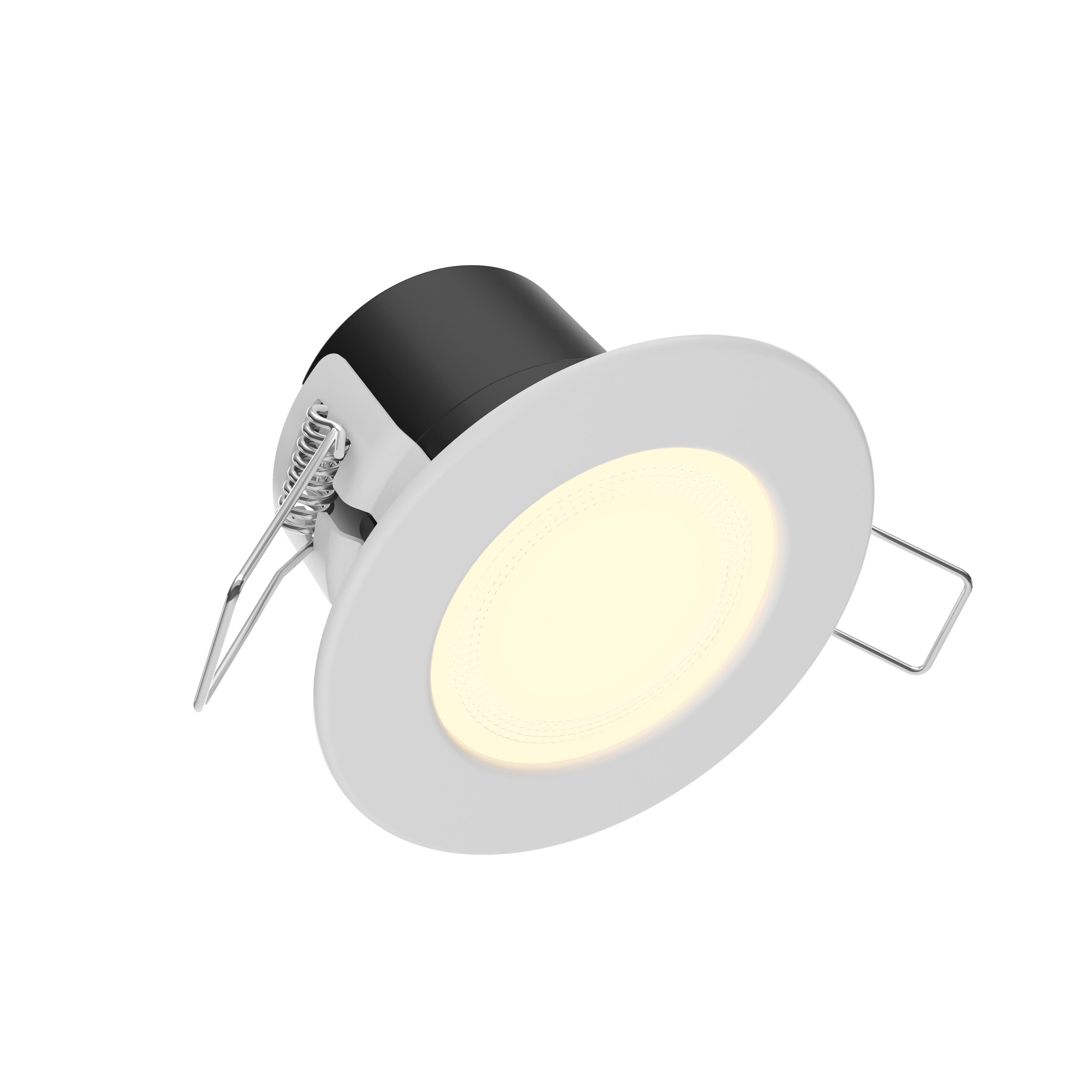 Kit 1 spot à encastrer led BBC IP65 EF5 , blanc chaud / neutre, ARIC ...