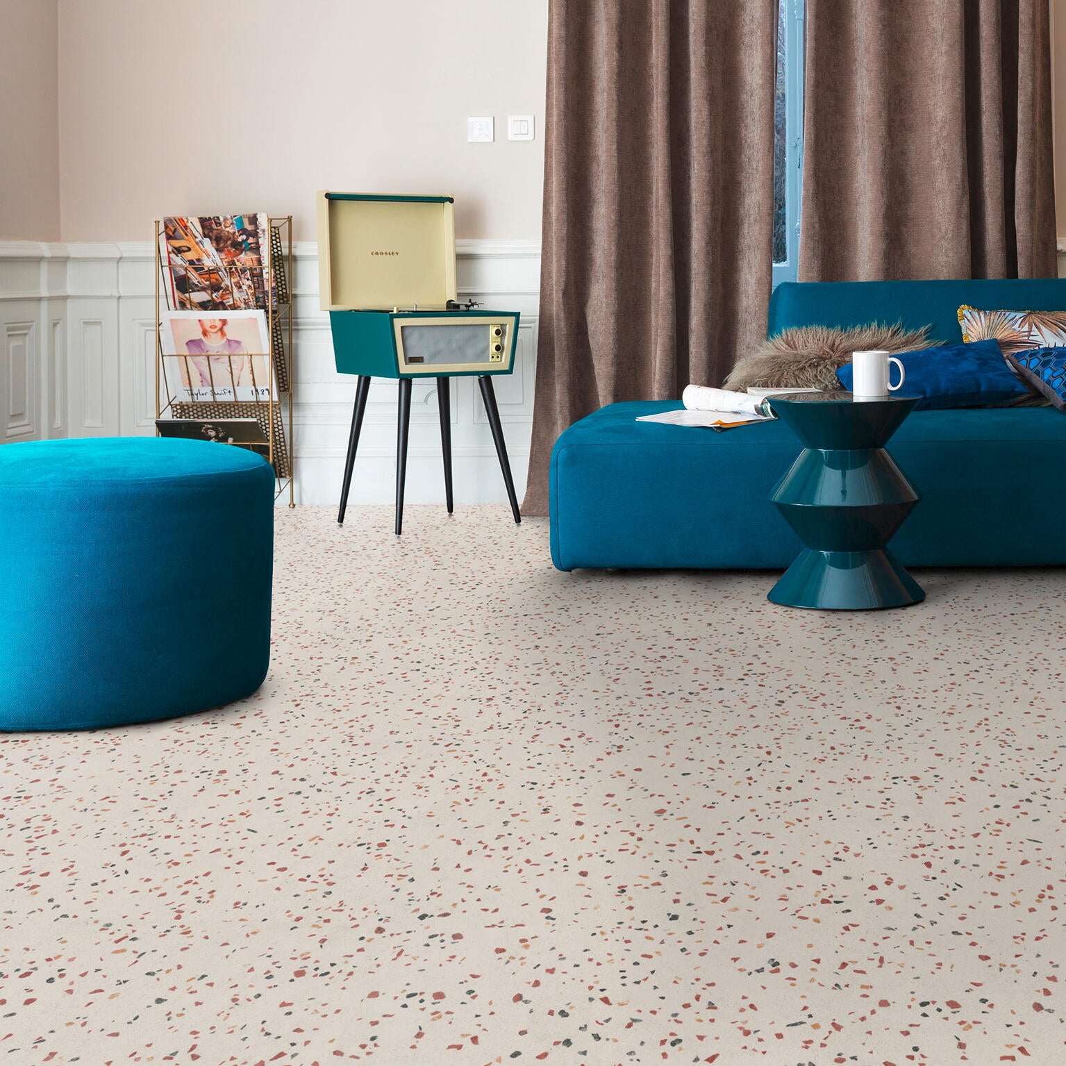 Le sol vinyle qui imite parfaitement le terrazzo | Leroy Merlin