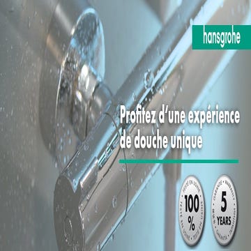 Mitigeur de douche thermostatique chrome, MyFox, HANSGROHE | Leroy Merlin