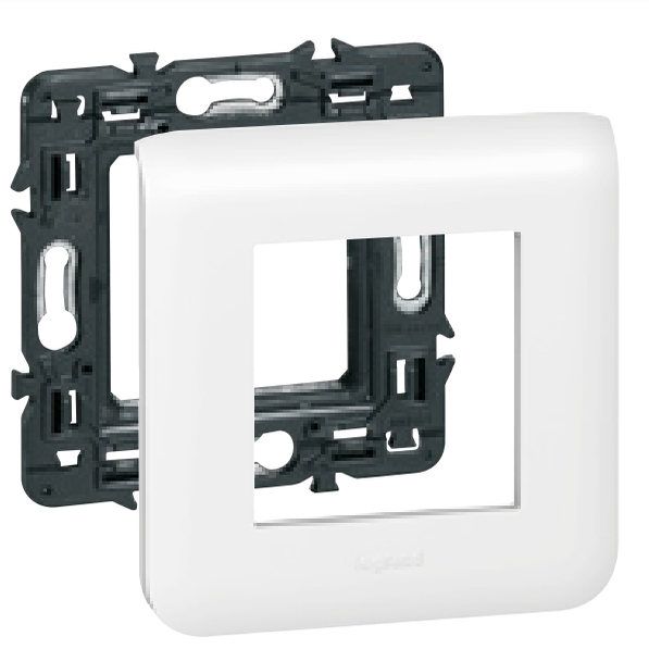 Support et plaque double vertical Mosaic, LEGRAND, noir | Leroy Merlin