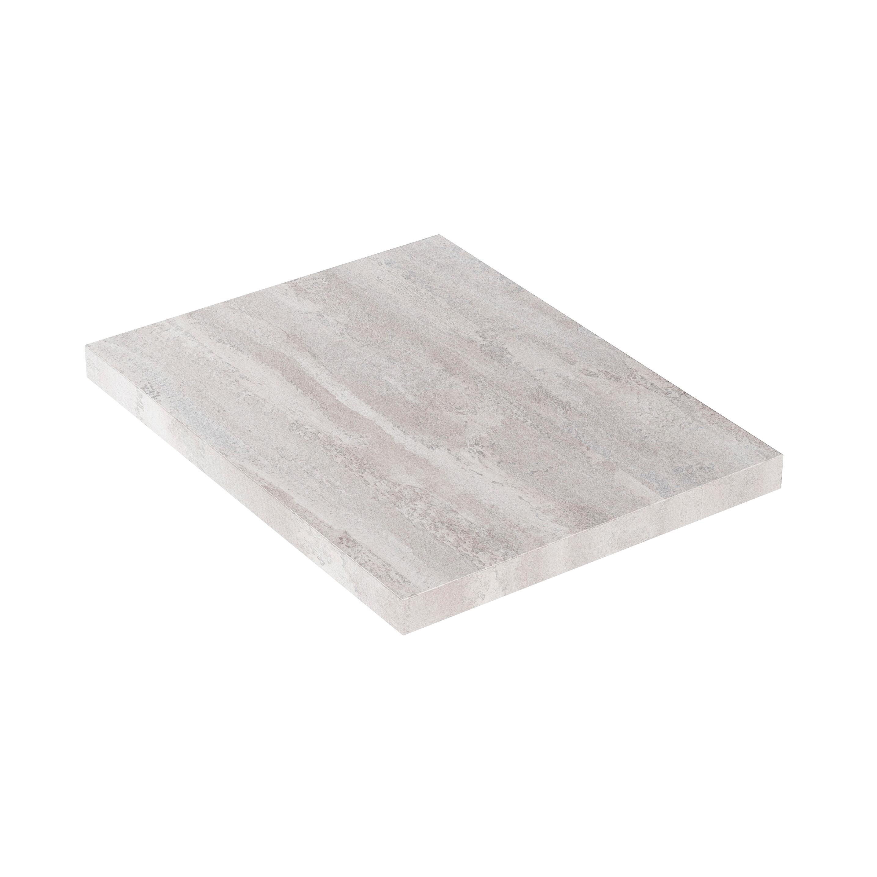 Top per lavabo Kros L 60 x H 4 x P 46 cm beton truciolare, laminato ...