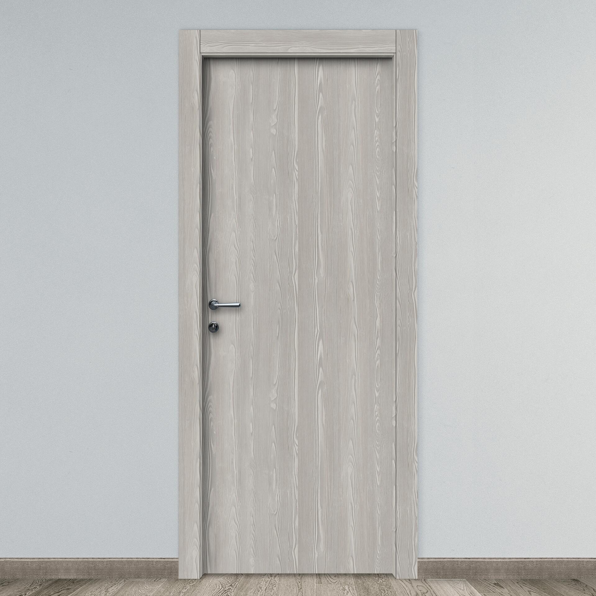 Porta battente Irion grigio L 70 x H 210 cm reversibile | Leroy Merlin