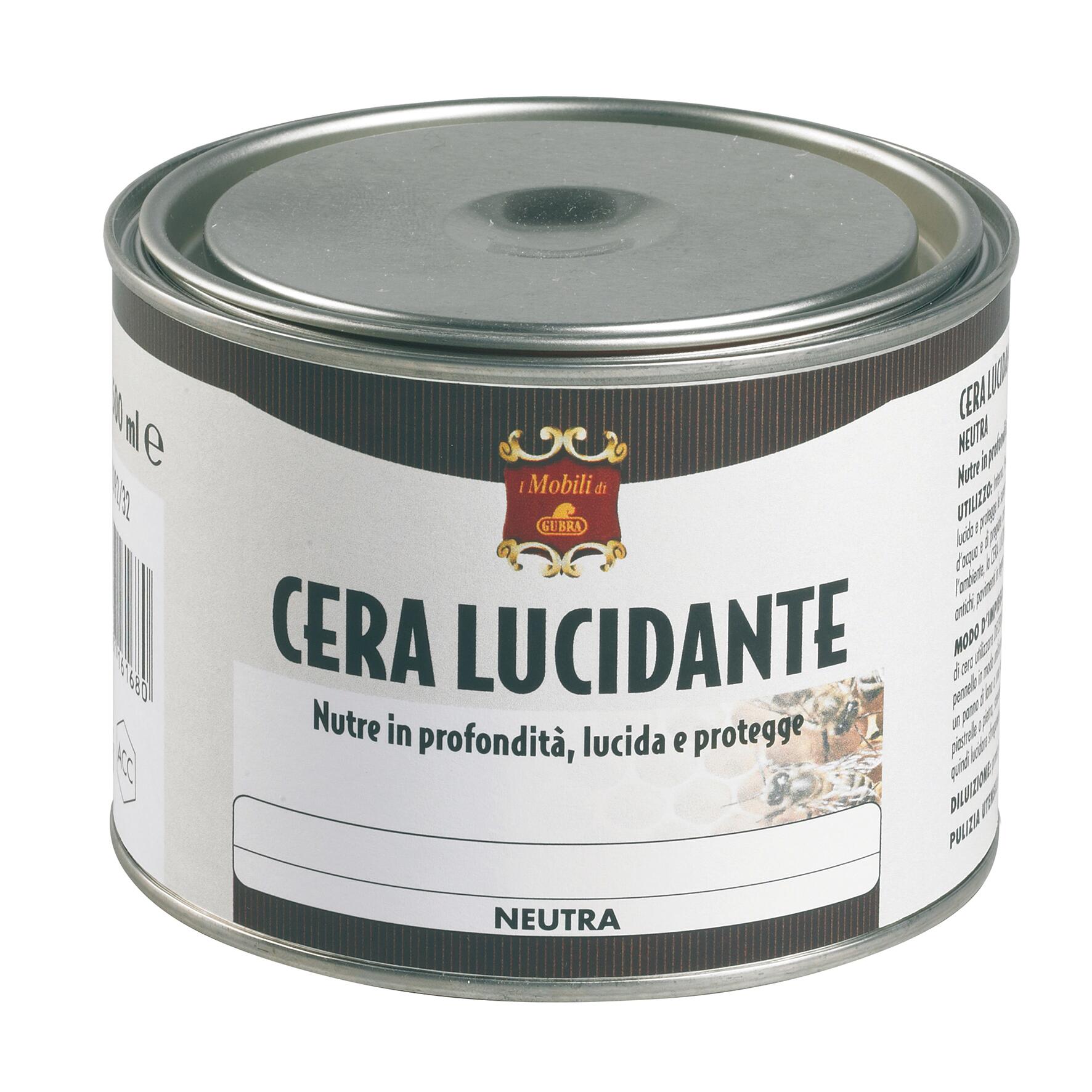 Cera decorativa per legno da interno GUBRA lucidante neutro 0.2 lt ...