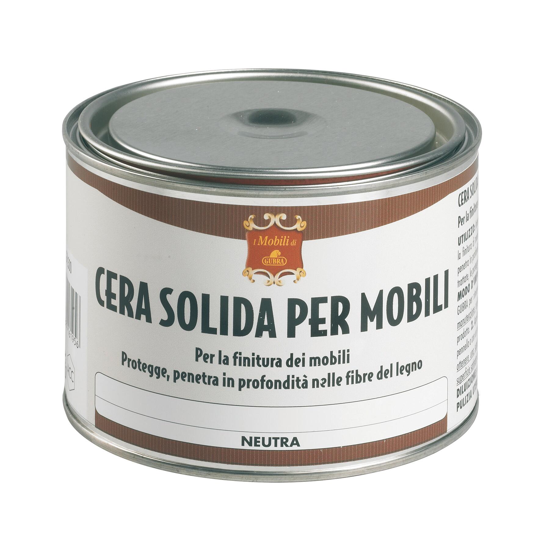 Cera decorativa per legno da interno GUBRA solida mobili neutro 0.5 lt ...