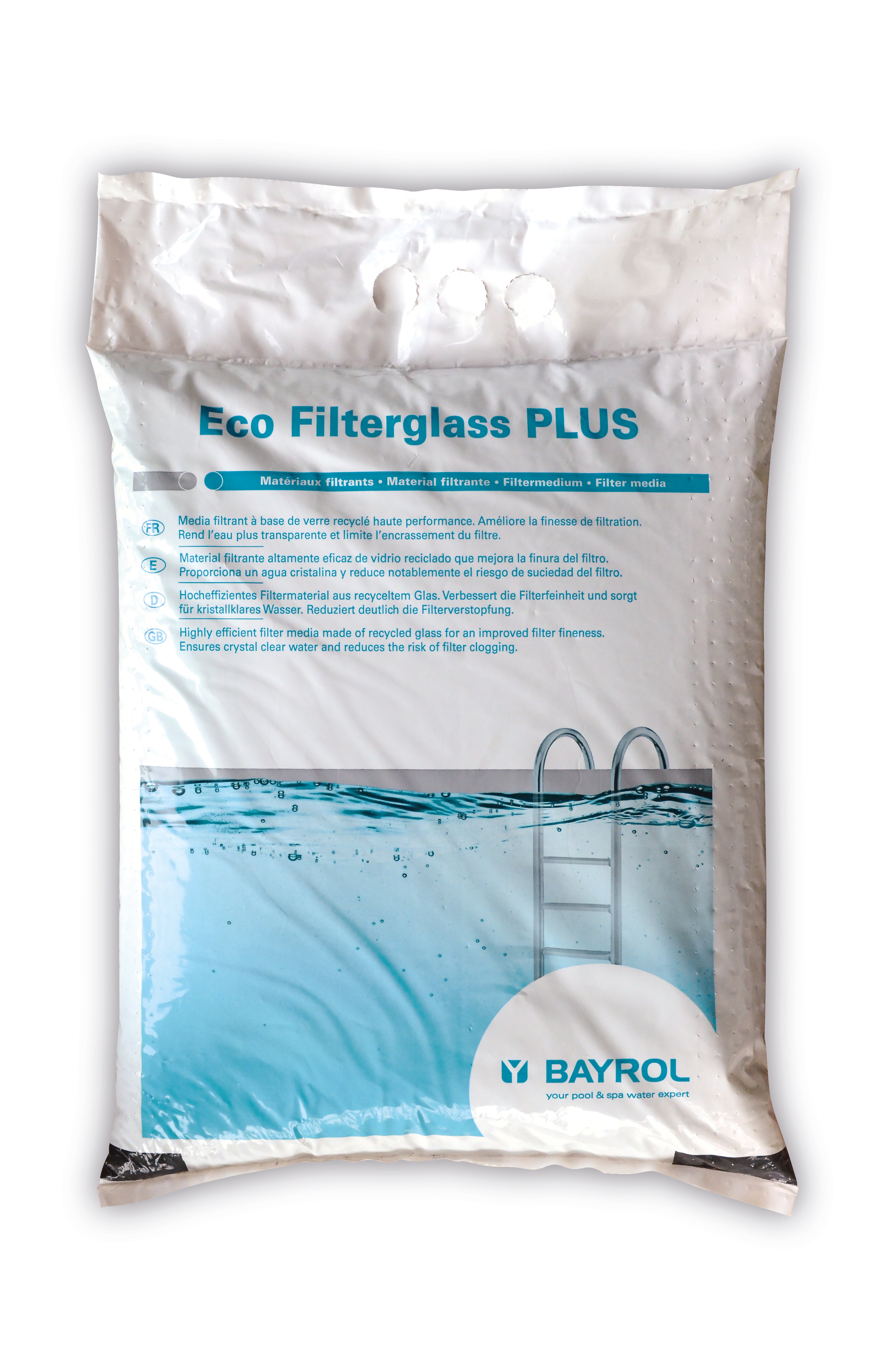 Média filtrant BAYROL Ecofilterglass Plus, granulés de verre recyclé ...