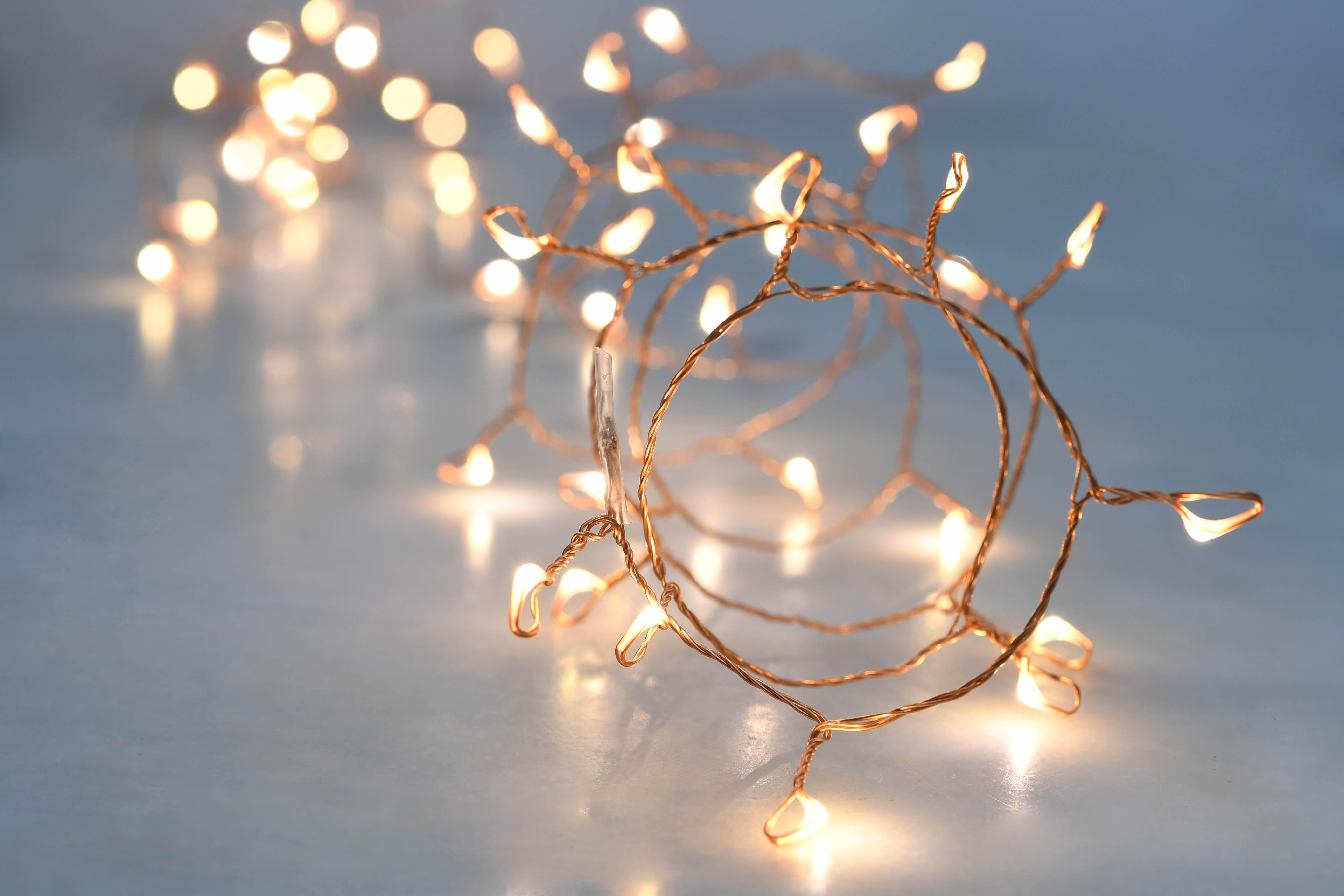 Guirlande solaire micro LED 7.5m blanc | Leroy Merlin