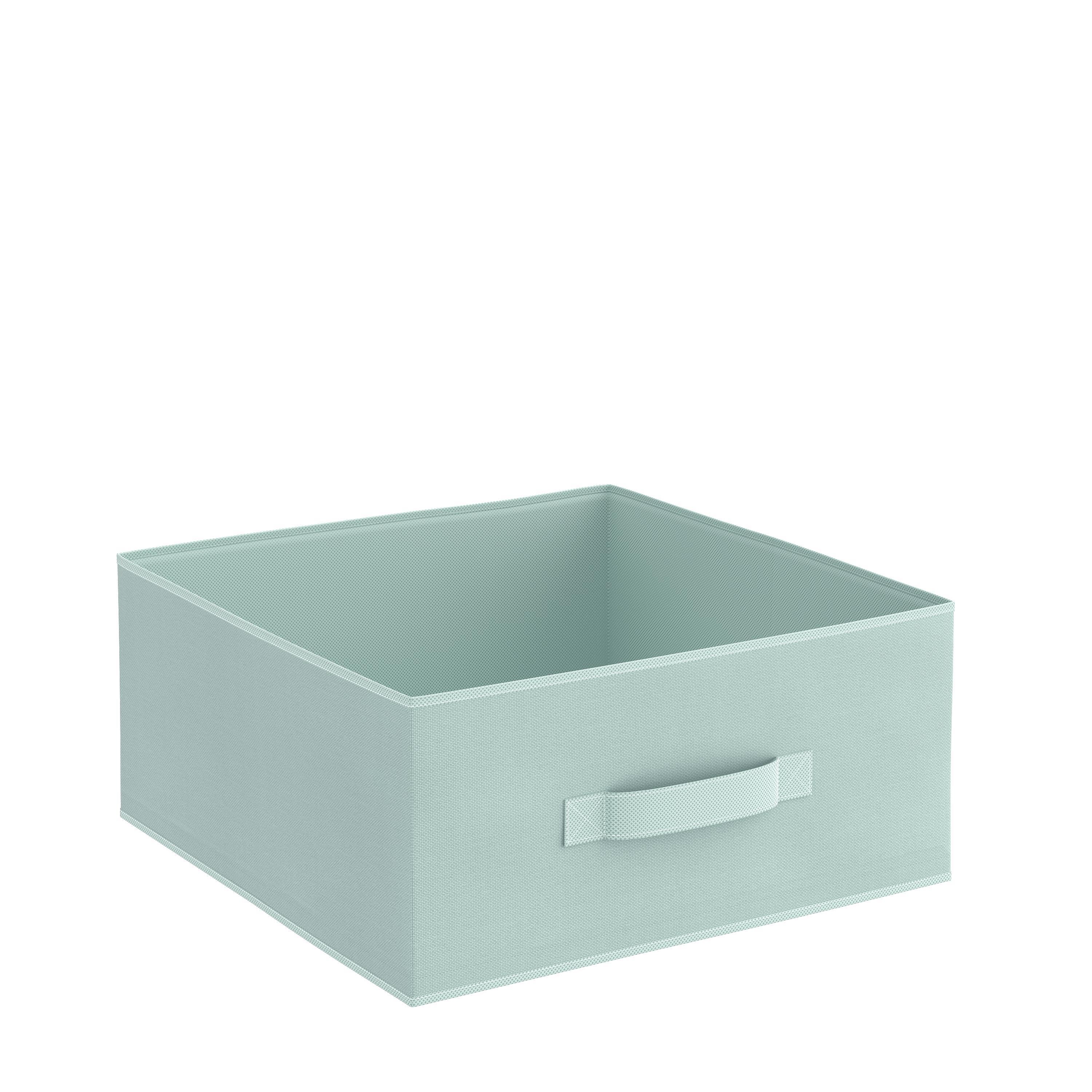 Cesta cartone verde SPACEO Kub P 31 x L 31 x H 15 cm | Leroy Merlin