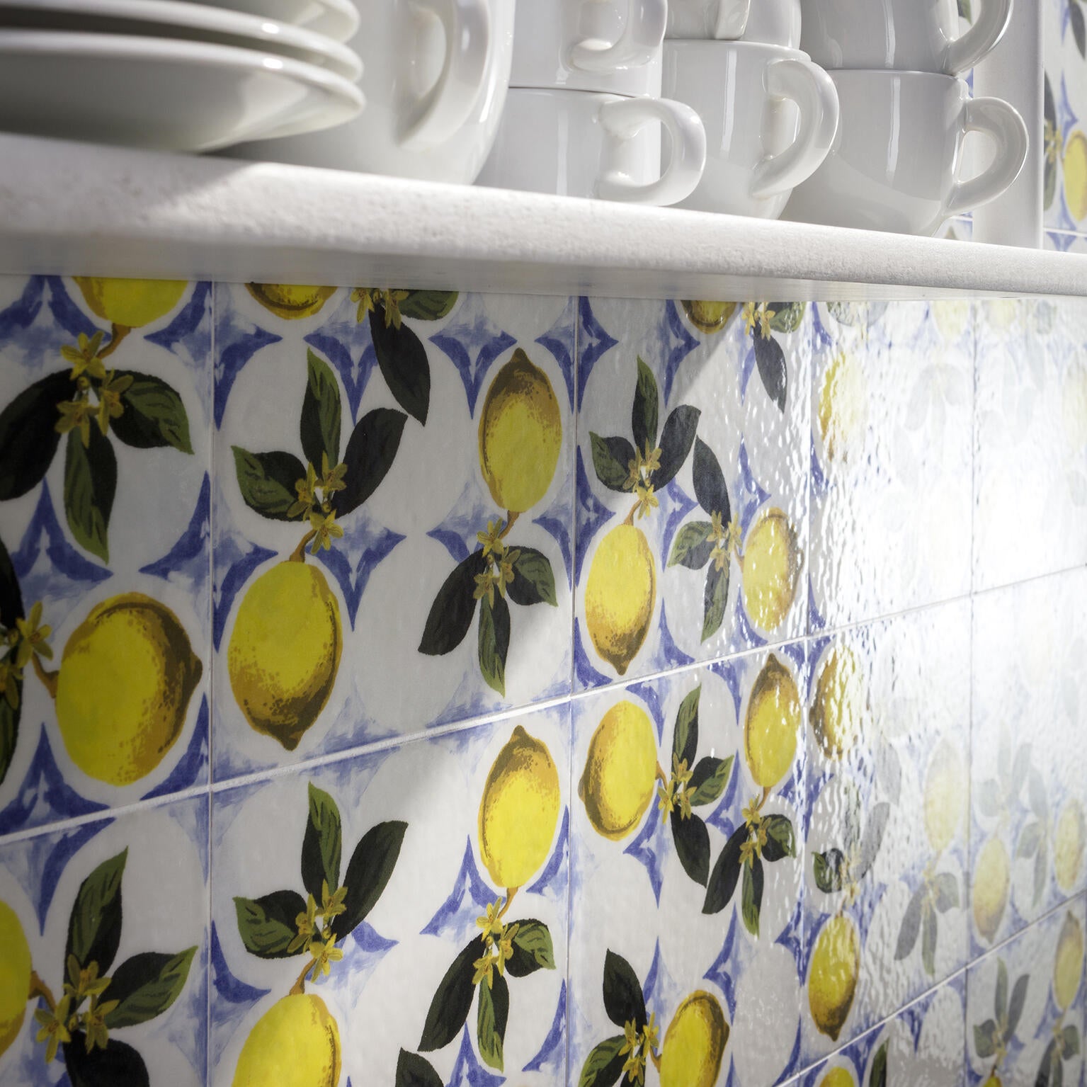 Carrelage mural blanc brillant l.20 x L.20 cm Vita | Leroy Merlin