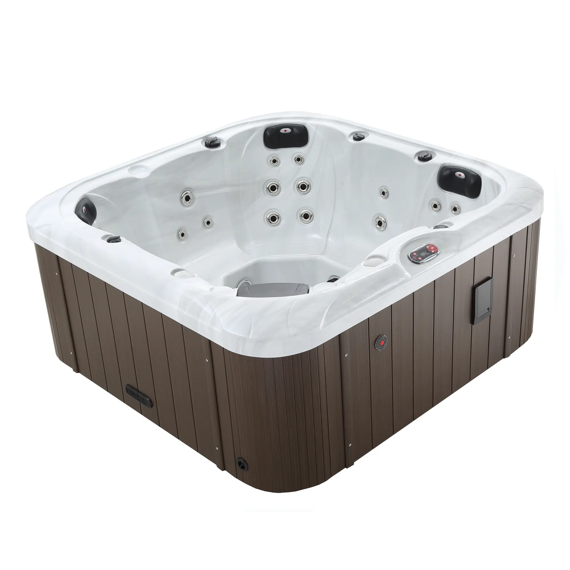 Spa CAMBRIDGE chocolat 6 places 200X200cm | Leroy Merlin