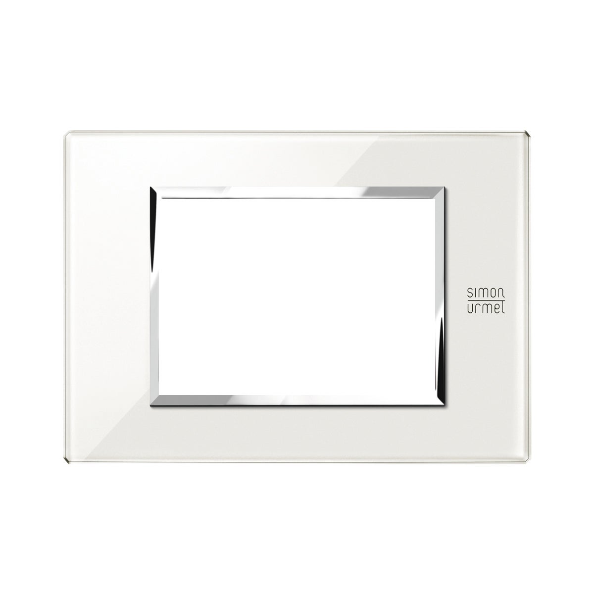 Placca 3 moduli Nea Expì SIMON URMET bianco neve | Leroy Merlin