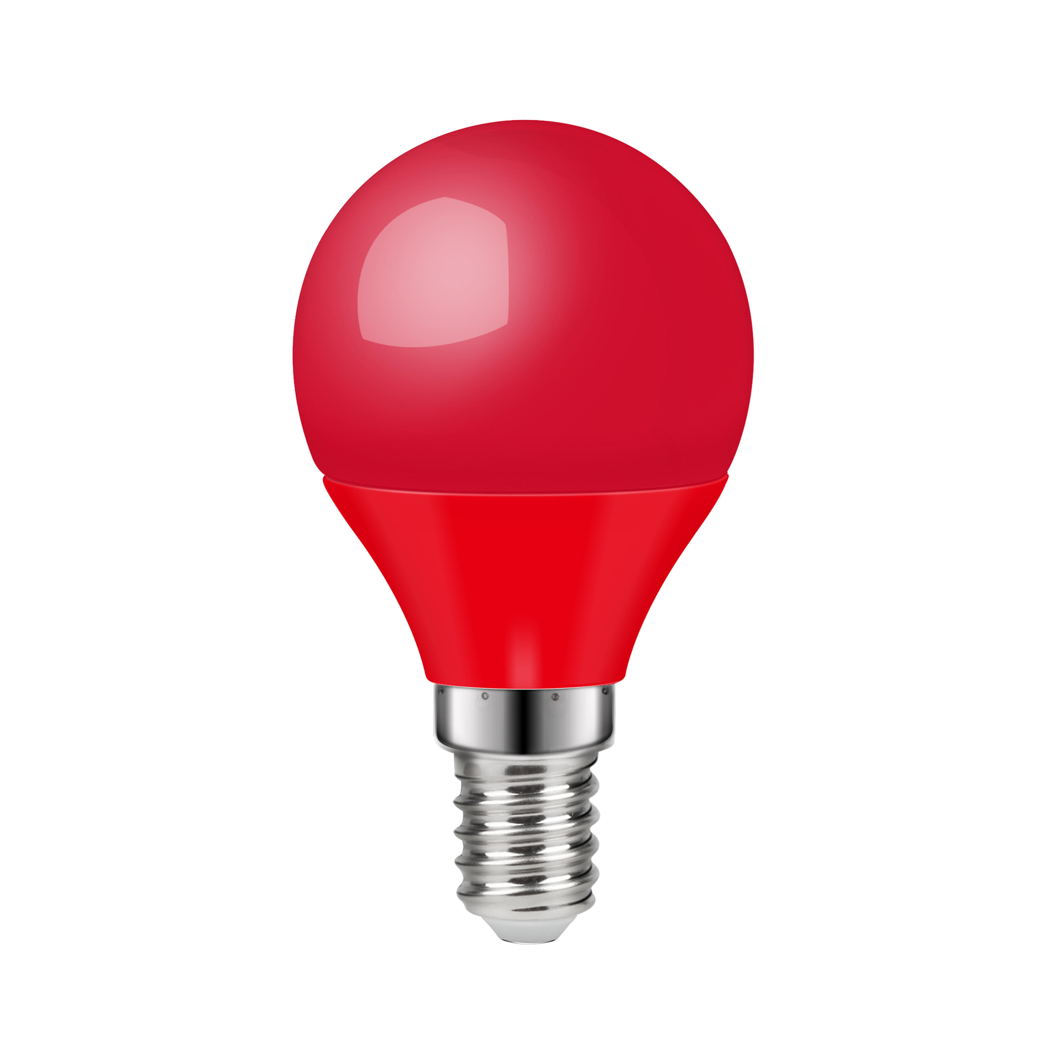 Ampoule led rouge E14 18 Lm = 4 W blanc chaud, LEXMAN | Leroy Merlin