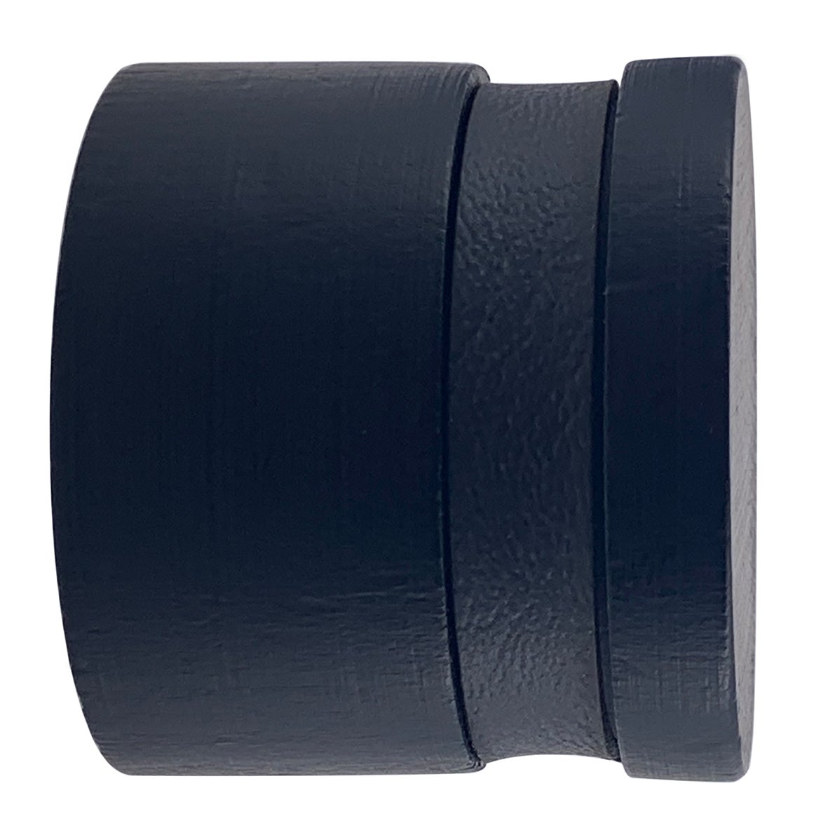 Lot de 2 embouts pour barre à rideau , Diam.28 mm noir Atelier, MOBOIS ...