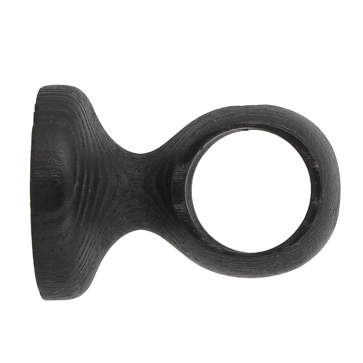 Support tringle à rideau Bohème, 28 mm noir brut MOBOIS | Leroy Merlin