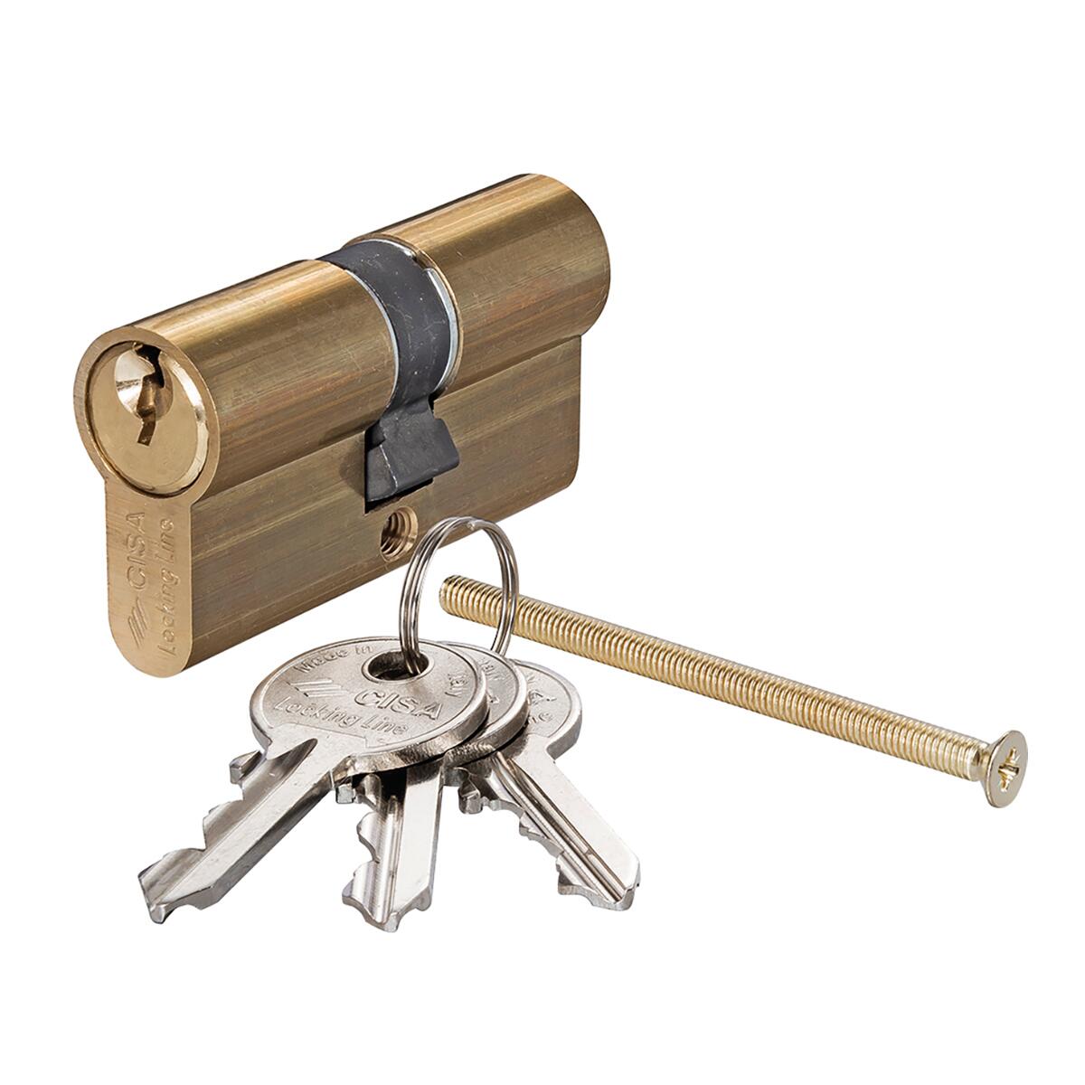 Cilindro Europeo CISA LOCKING LINE, 30 + 30 mm, 2 ingressi chiave in ...