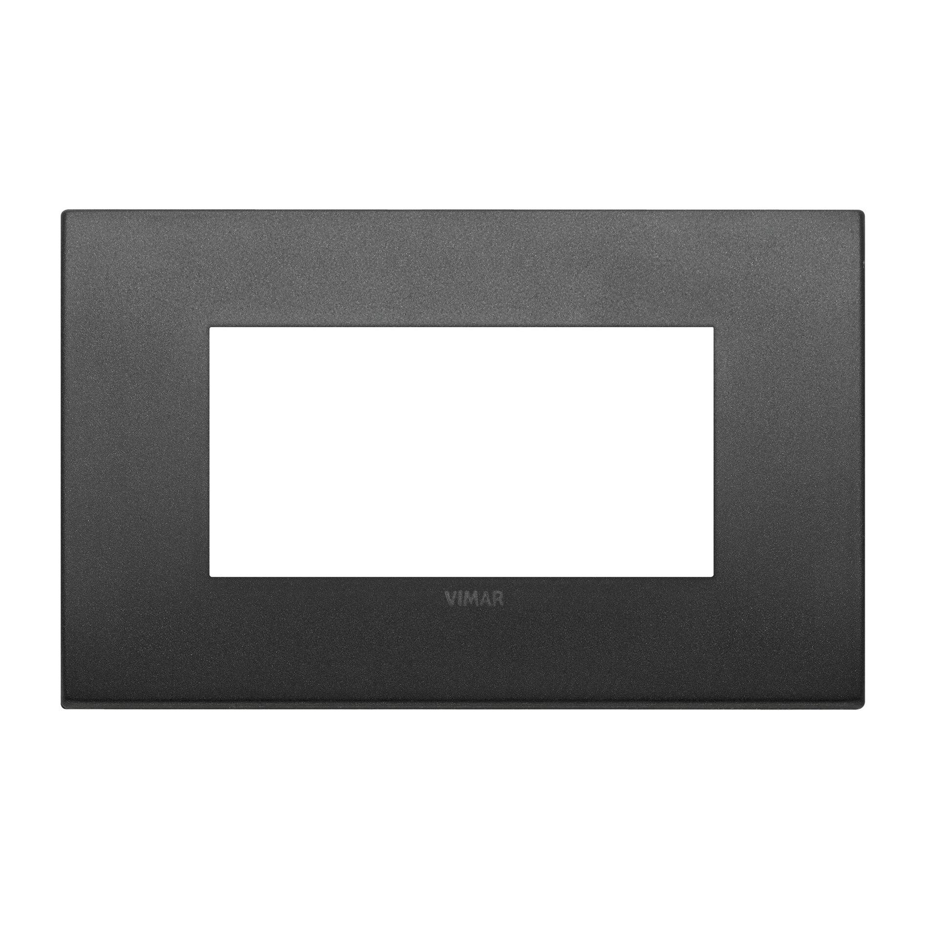 Placca 4 moduli Arké VIMAR grafite opaco | Leroy Merlin