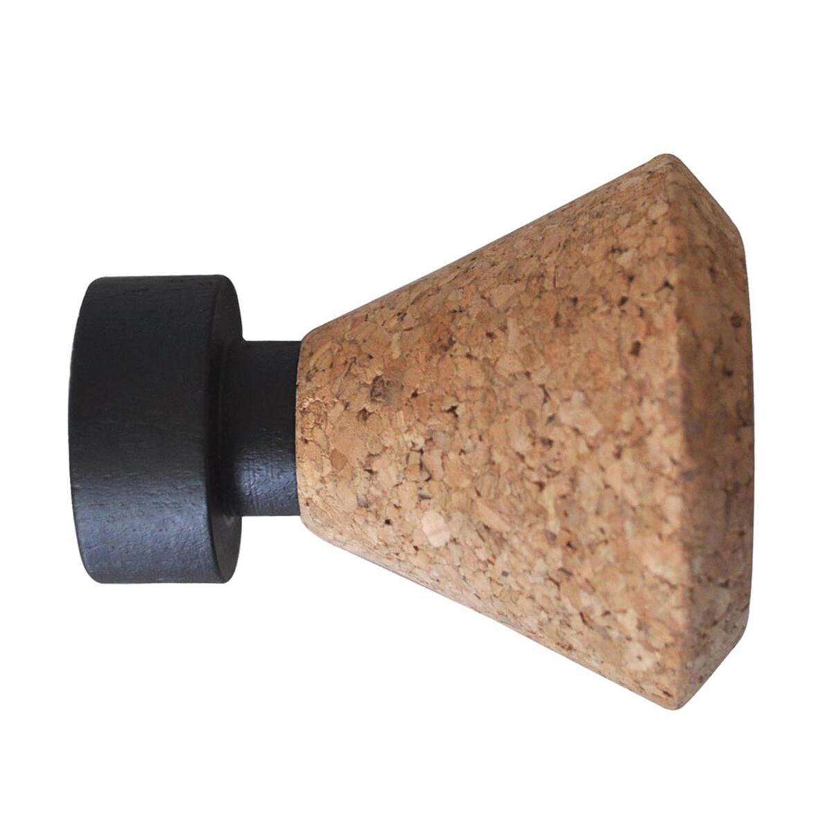 Terminal Copa corcho negro mate D28 mm | Leroy Merlin