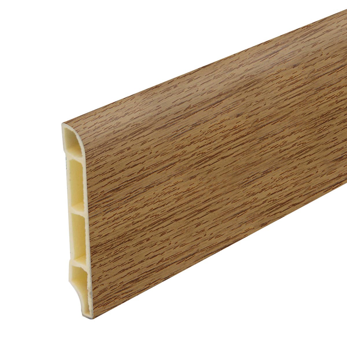 Battiscopa in pvc rovere spazzolato Sp 11 mm x H 7 x L 250 cm / 2.5 m ...