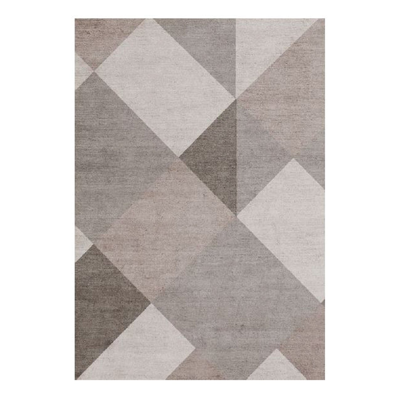 Tappeto Soave Soft reverse geometrico grigio, L 300 x L 200 cm | Leroy ...