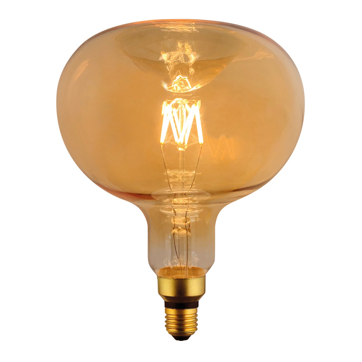 Lampadina Hole, LED, E27 globo, ambrato, luce calda, 6W= 560LM (equiv ...