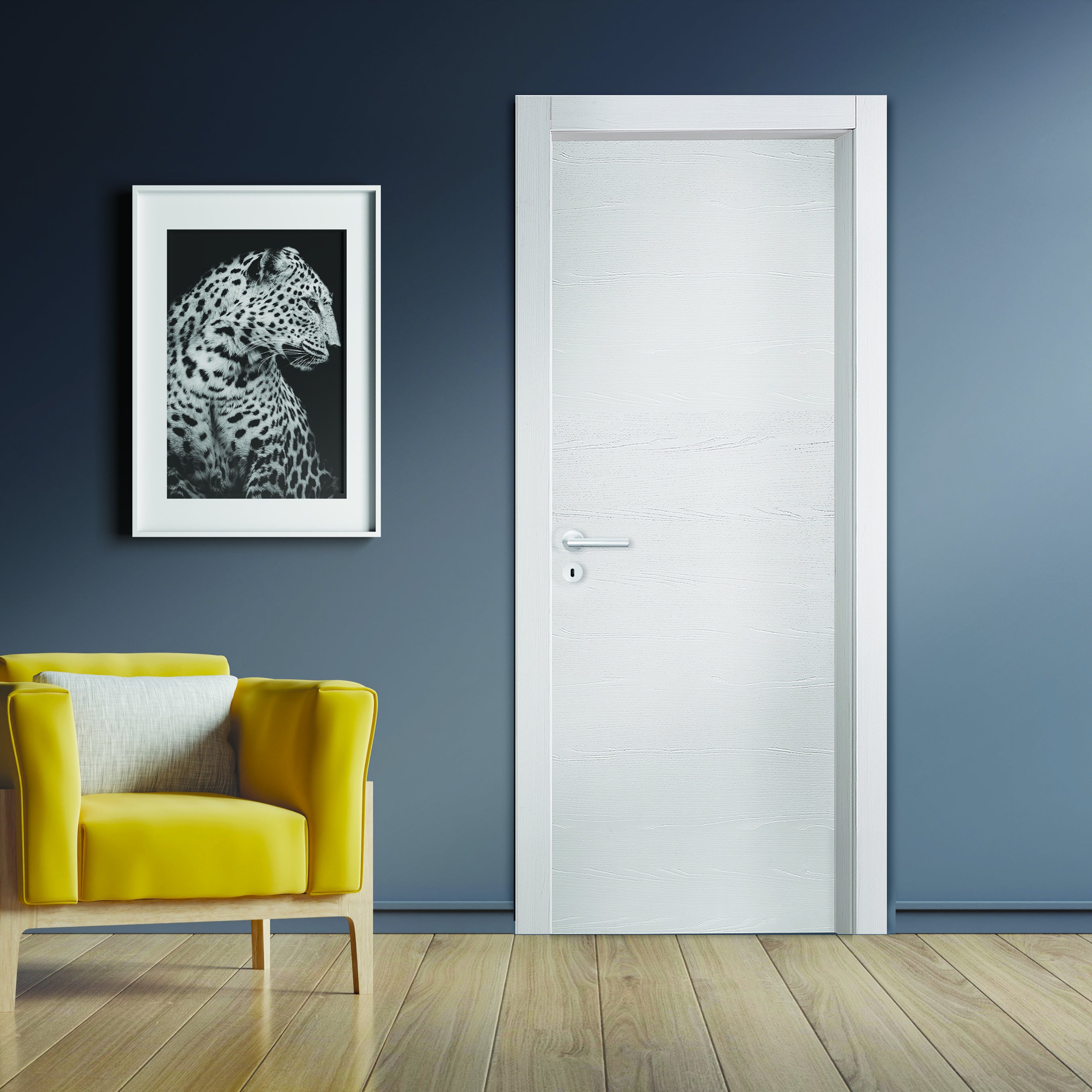 Porta battente Sirio bianco L 80 x H 210 cm reversibile | Leroy Merlin