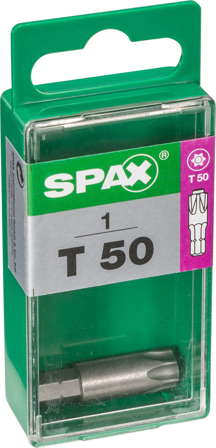 Embout t-star+ t50 1 pc SPAX | Leroy Merlin