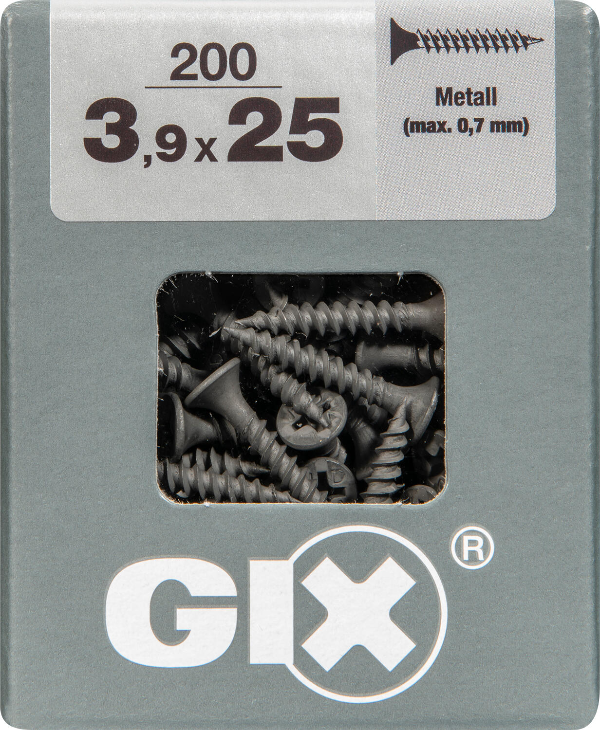 200 vis pour plaque de plâtre acier tête de trompette phillips SPAX, Ø3 ...