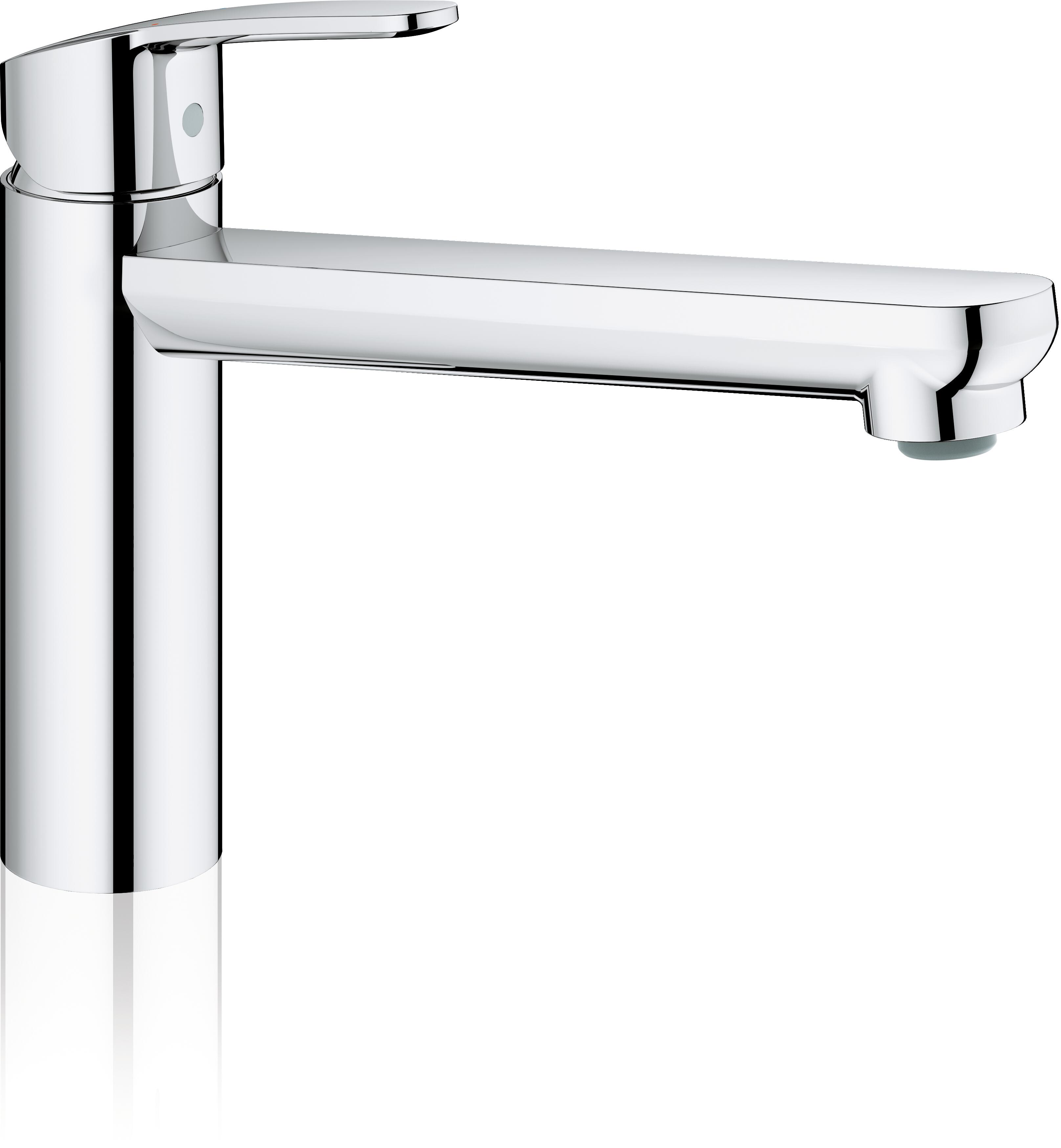 Mitigeur de cuisine chromé, bec medium, GROHE Start Clova | Leroy Merlin