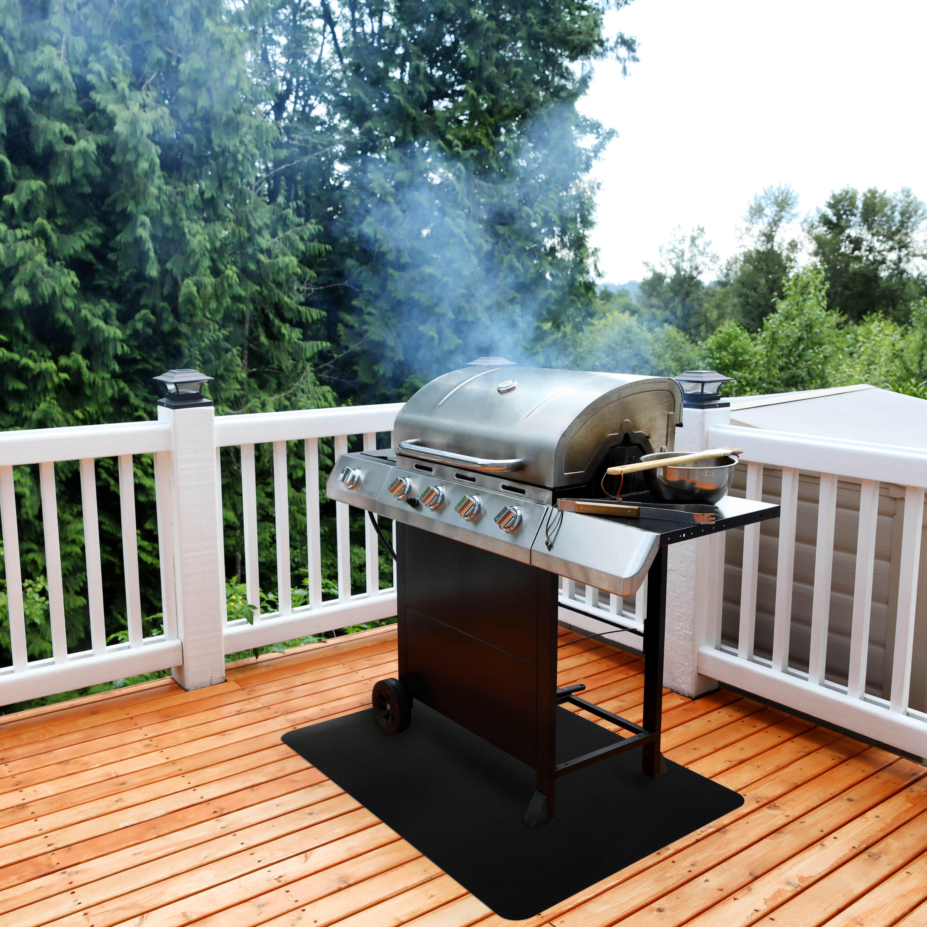 Tapis extérieur uni Tapis barbecue, l.80 x L.120 cm | Leroy Merlin