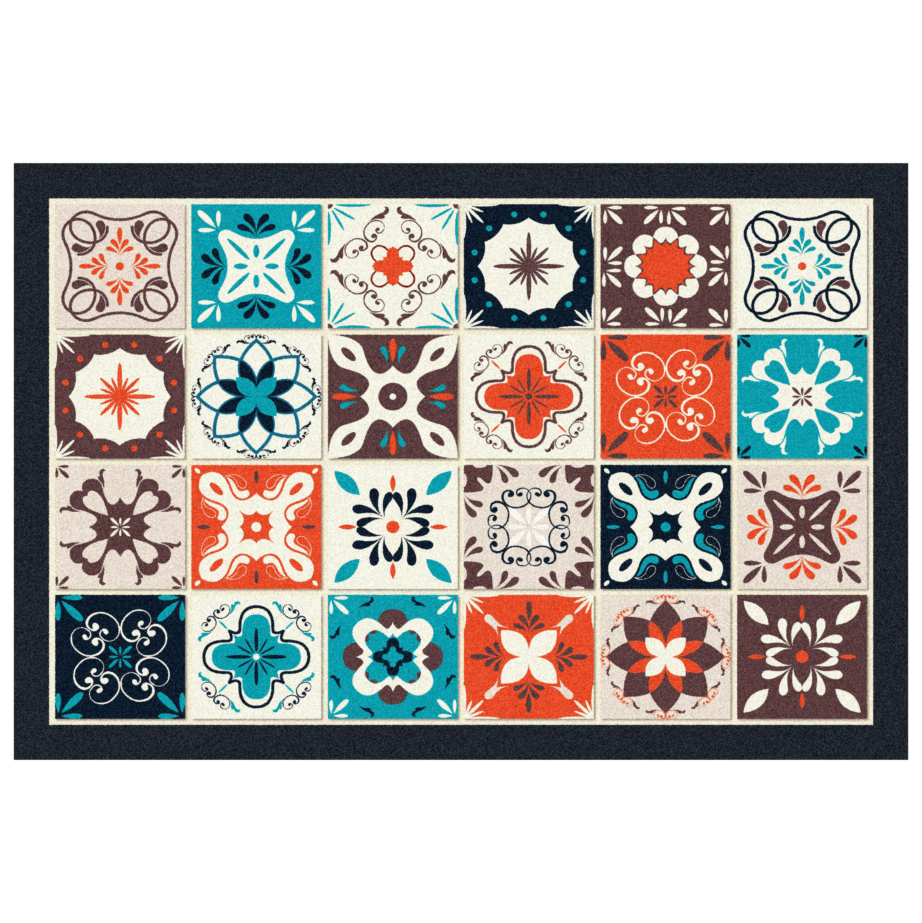 Tapis d'entrée multicouleur l.40 cm x L.60 cm | Leroy Merlin