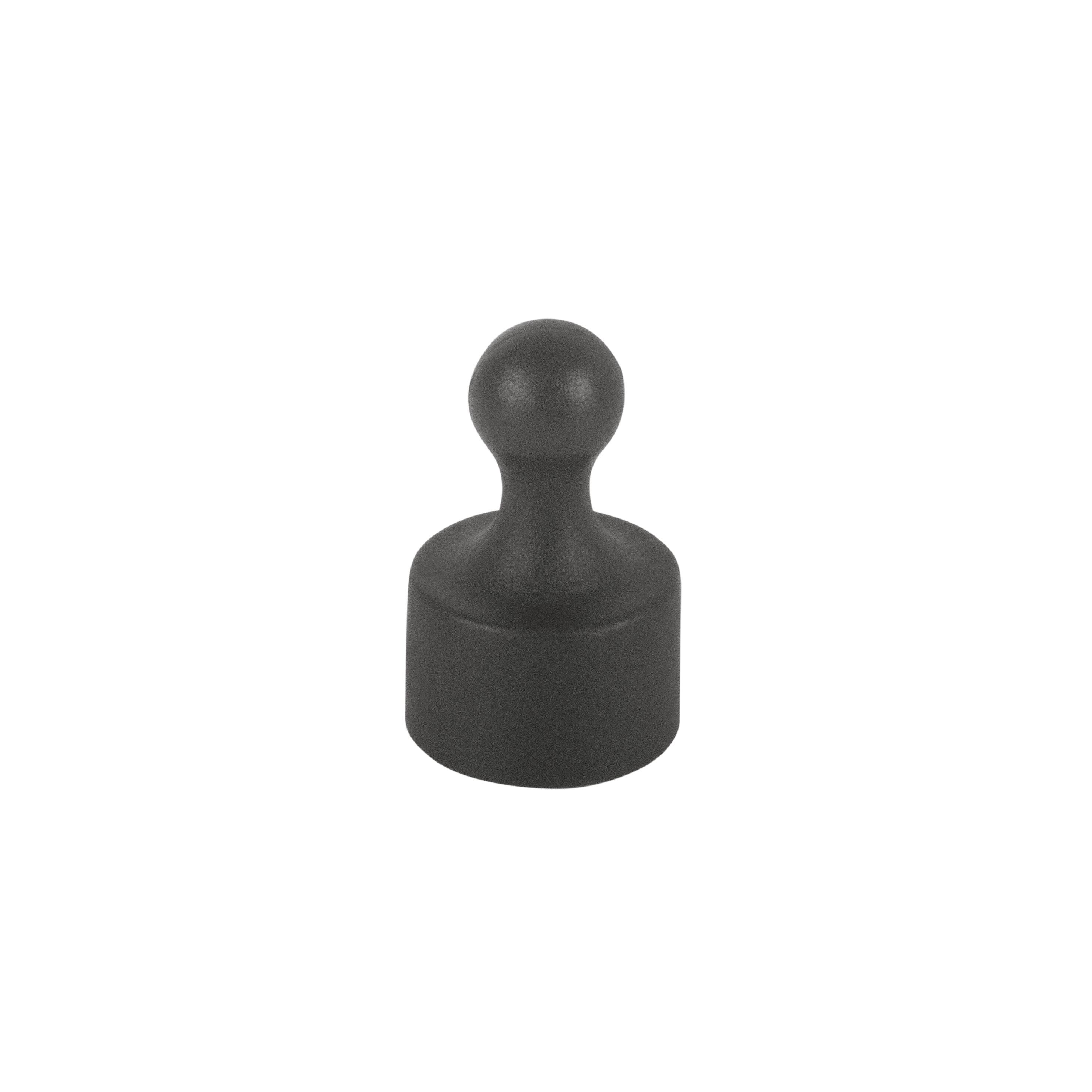 Aimant noir FIX-O-MOLL Produit sans nom de série, Diam.12 mm | Leroy Merlin