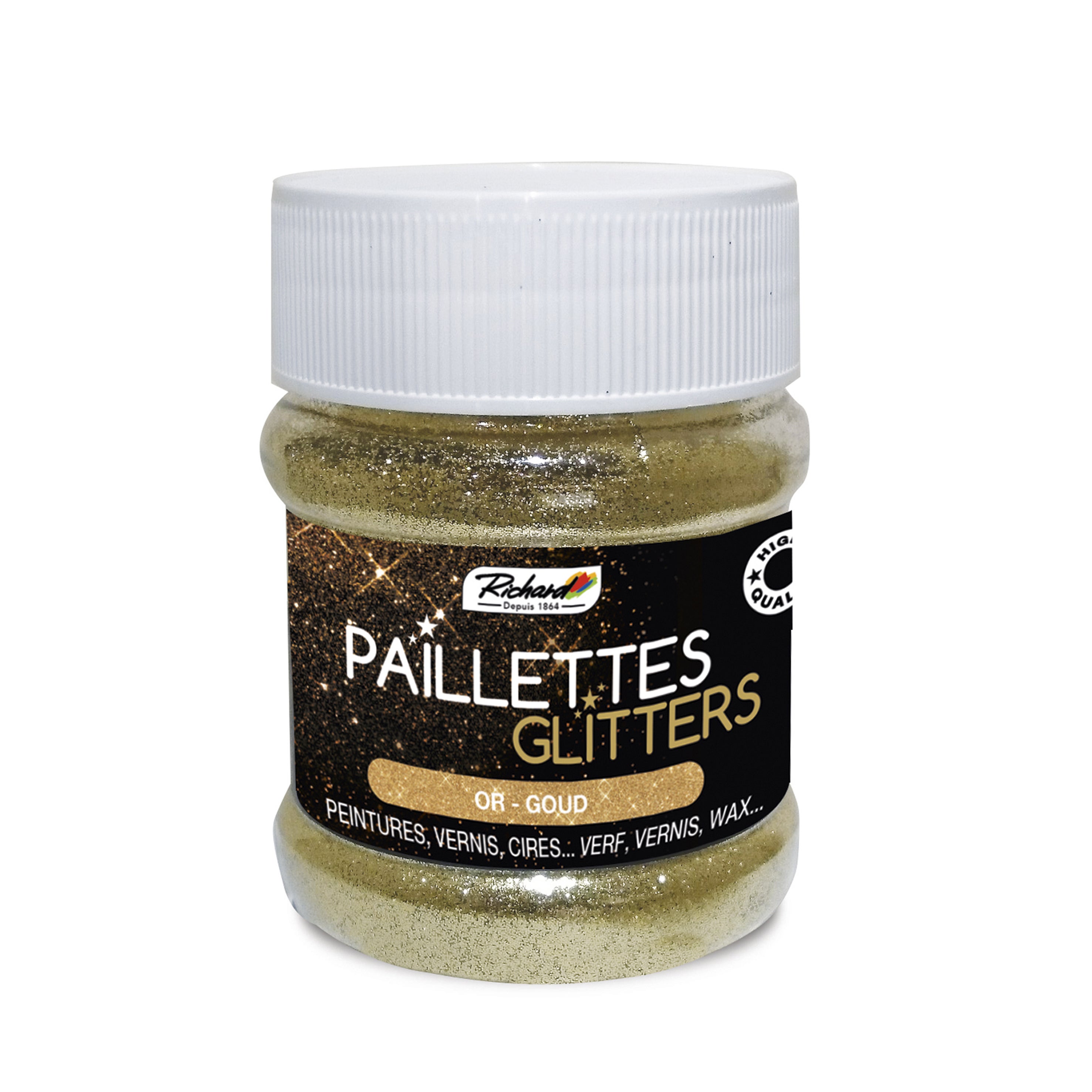 Paillettes pour peinture RICHARD, or 80 Gramme | Leroy Merlin