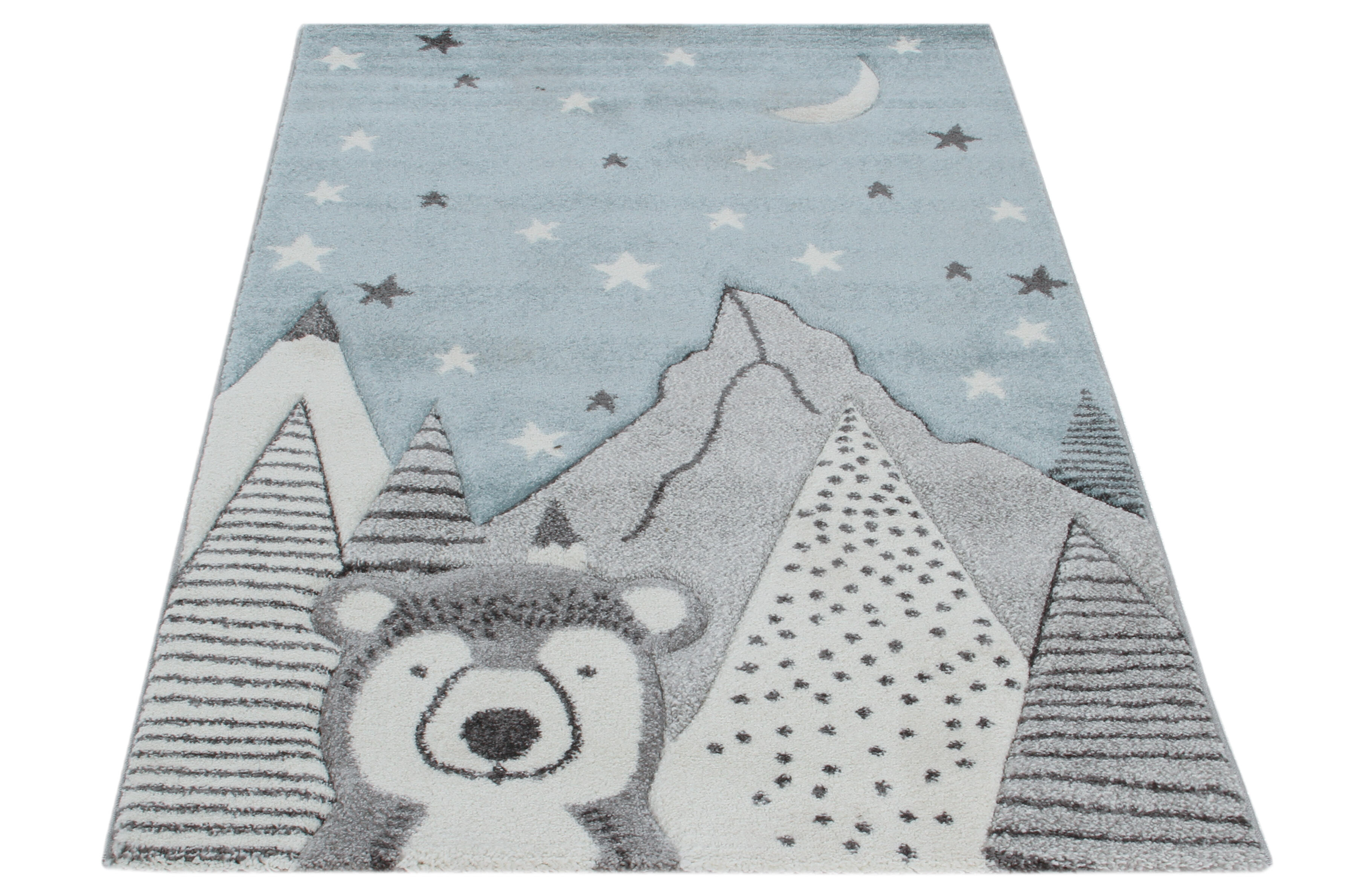 Tapis enfants multicouleur rectangulaire, l.100 x L.150 cm Fantasia ...