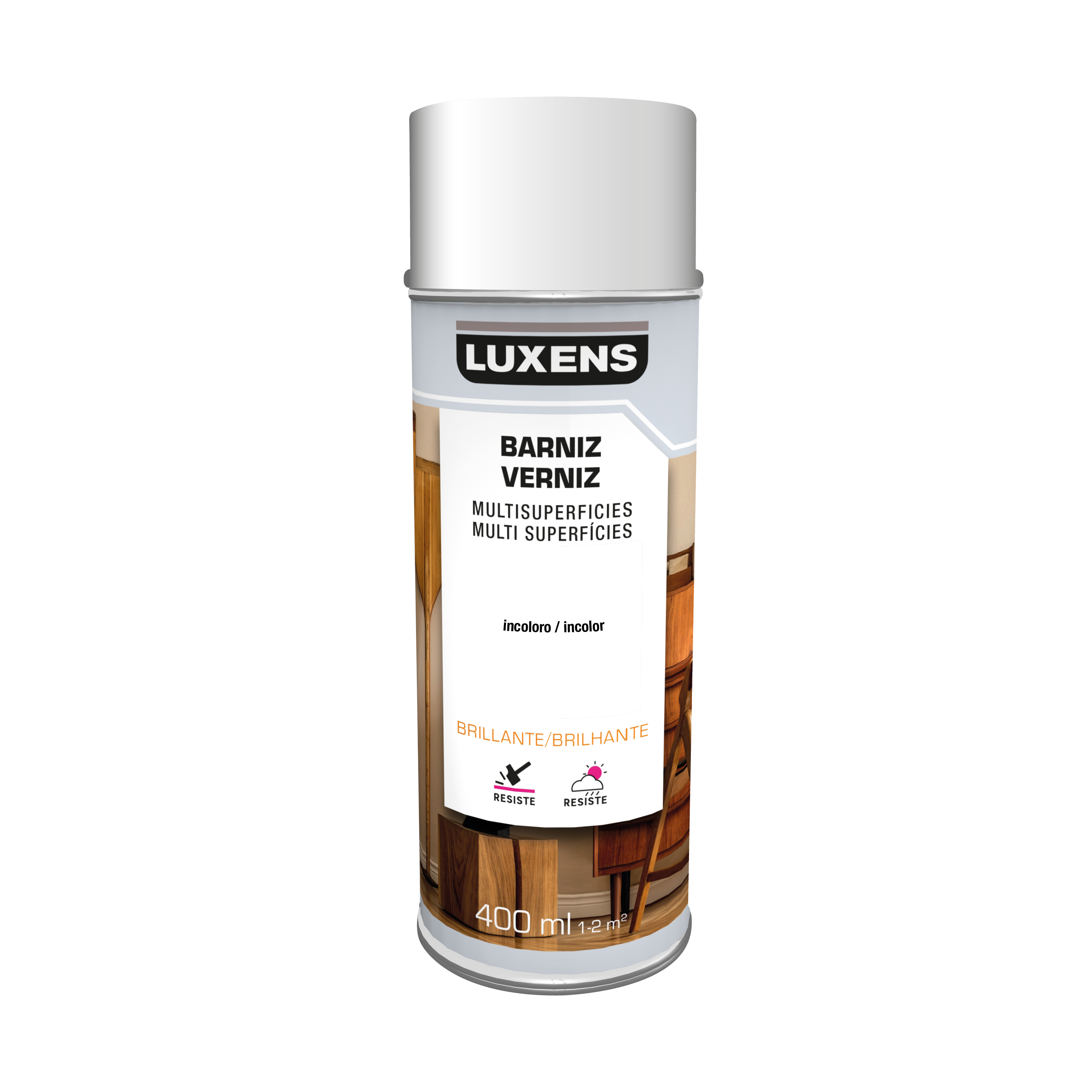 Spray barniz brillante LUXENS 400ml incoloro | Leroy Merlin