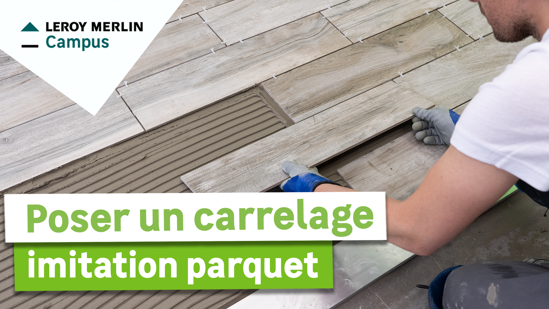Comment poser un carrelage imitation parquet ? | Leroy Merlin