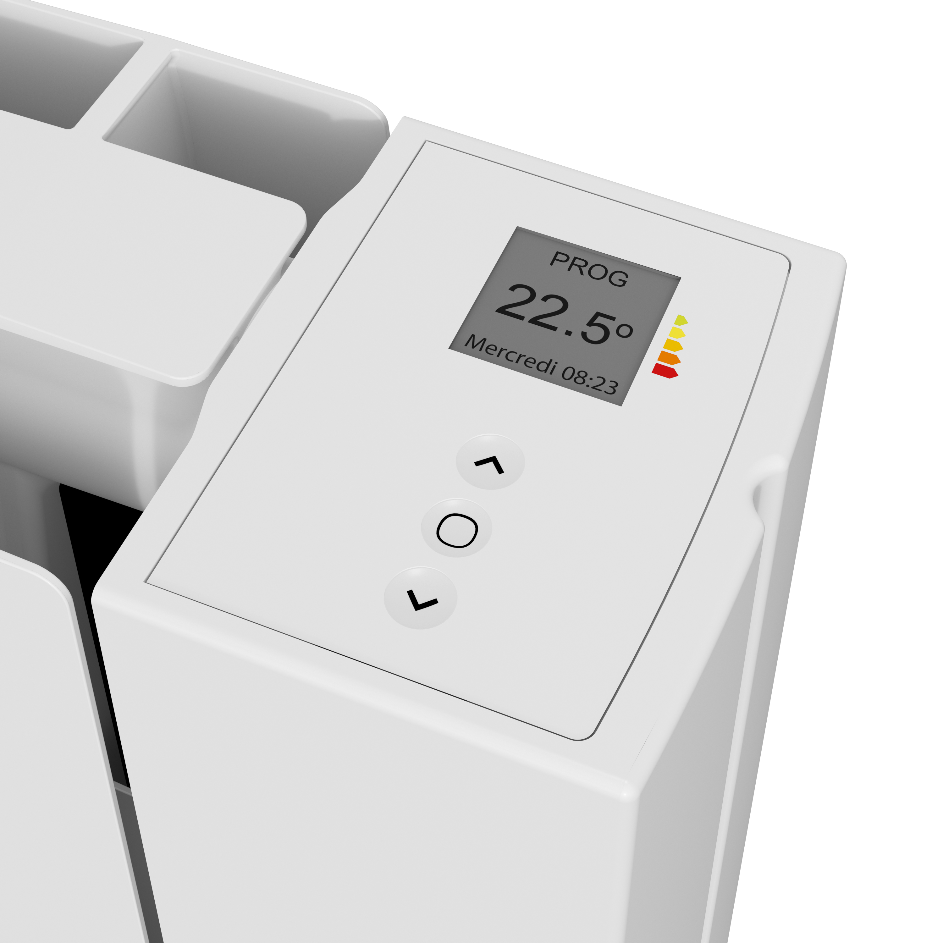 Radiateur électrique à inertie fluide 1000 W SAUTER Orosi horizontal ...