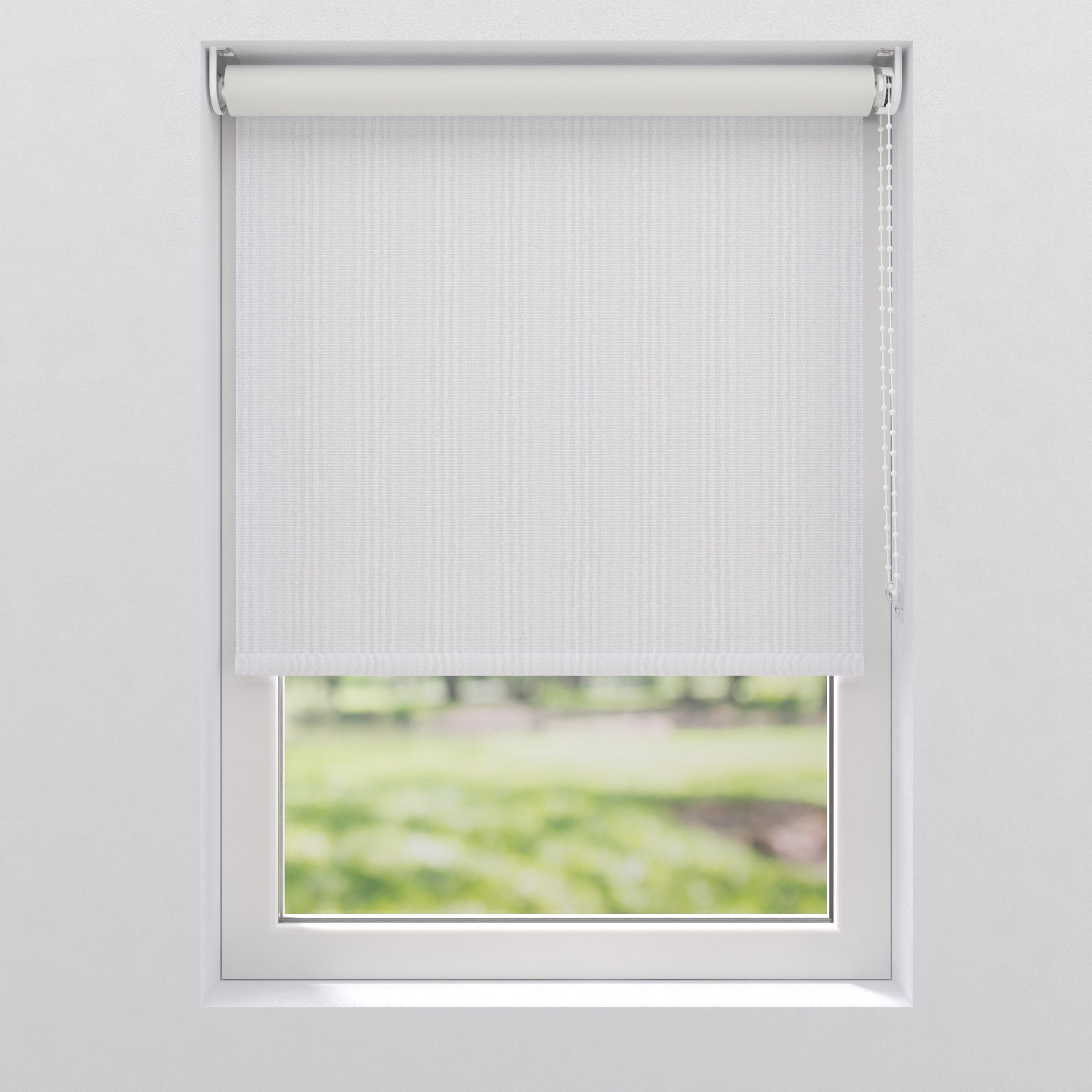 Store enrouleur occultant Pure blanc pur, l.124 x H.190 cm | Leroy Merlin