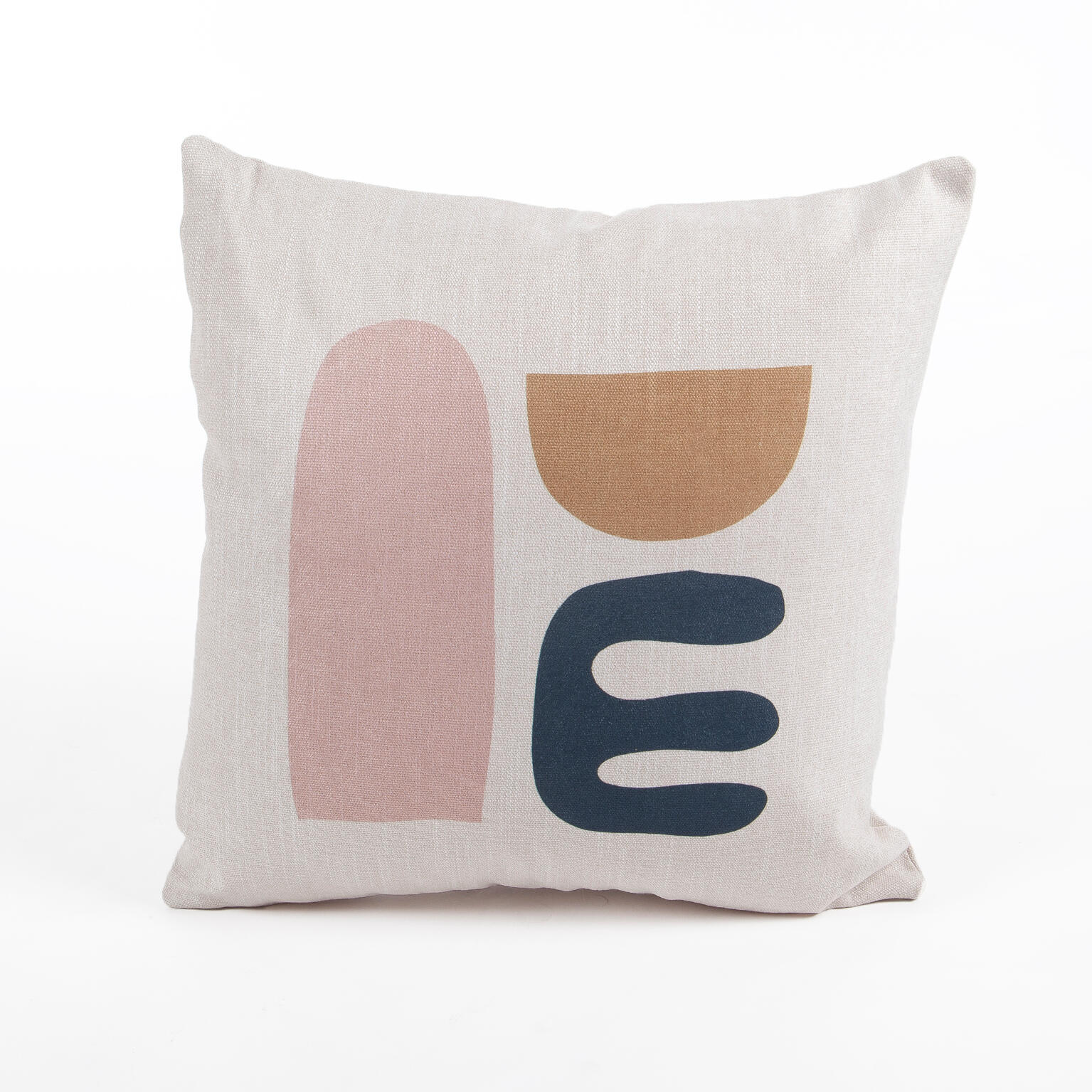 COUSSIN EMMA, rose et bleu 45X45 cm | Leroy Merlin