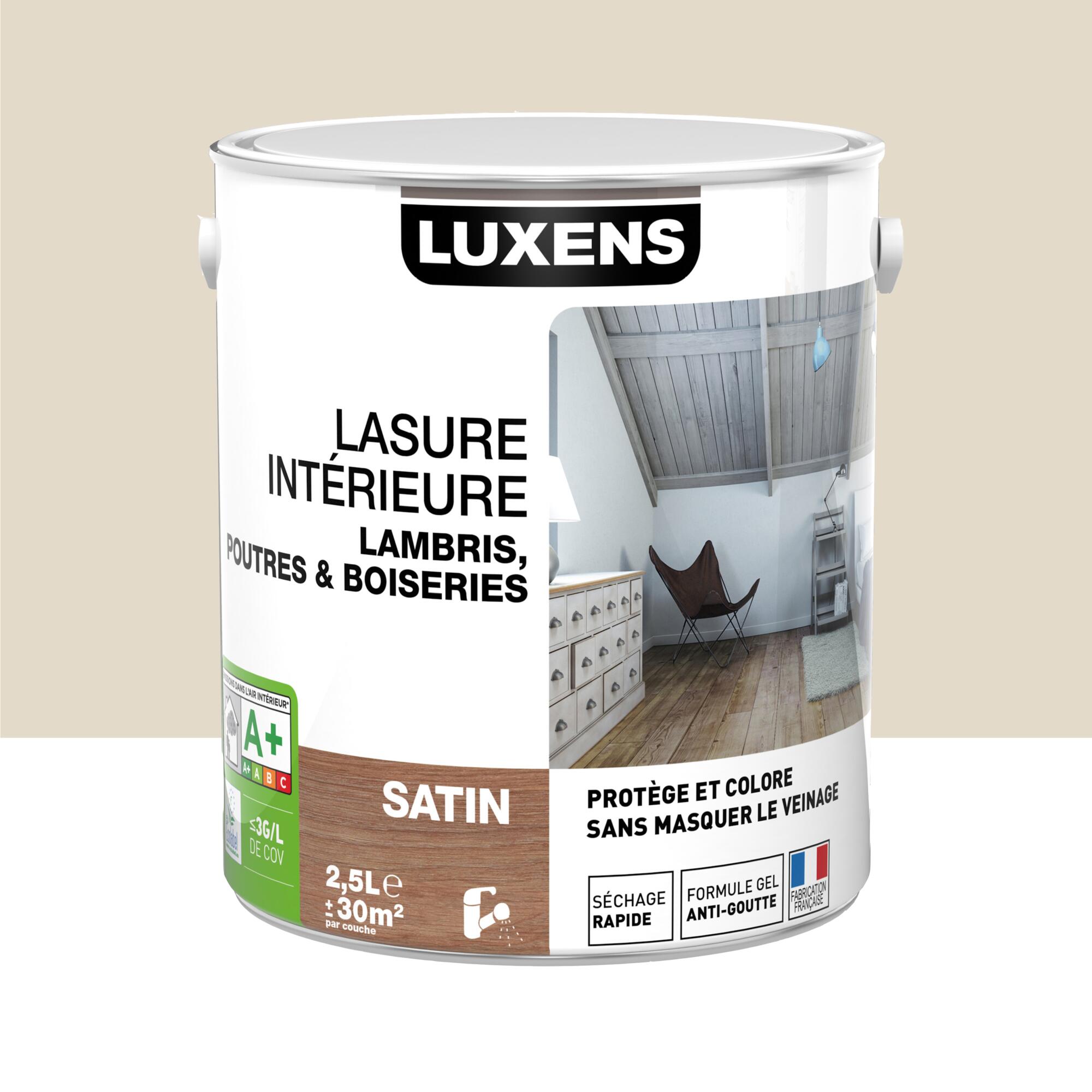 Lasure bois intérieur, toutes pièces (hors cuisine et bain) LUXENS ...
