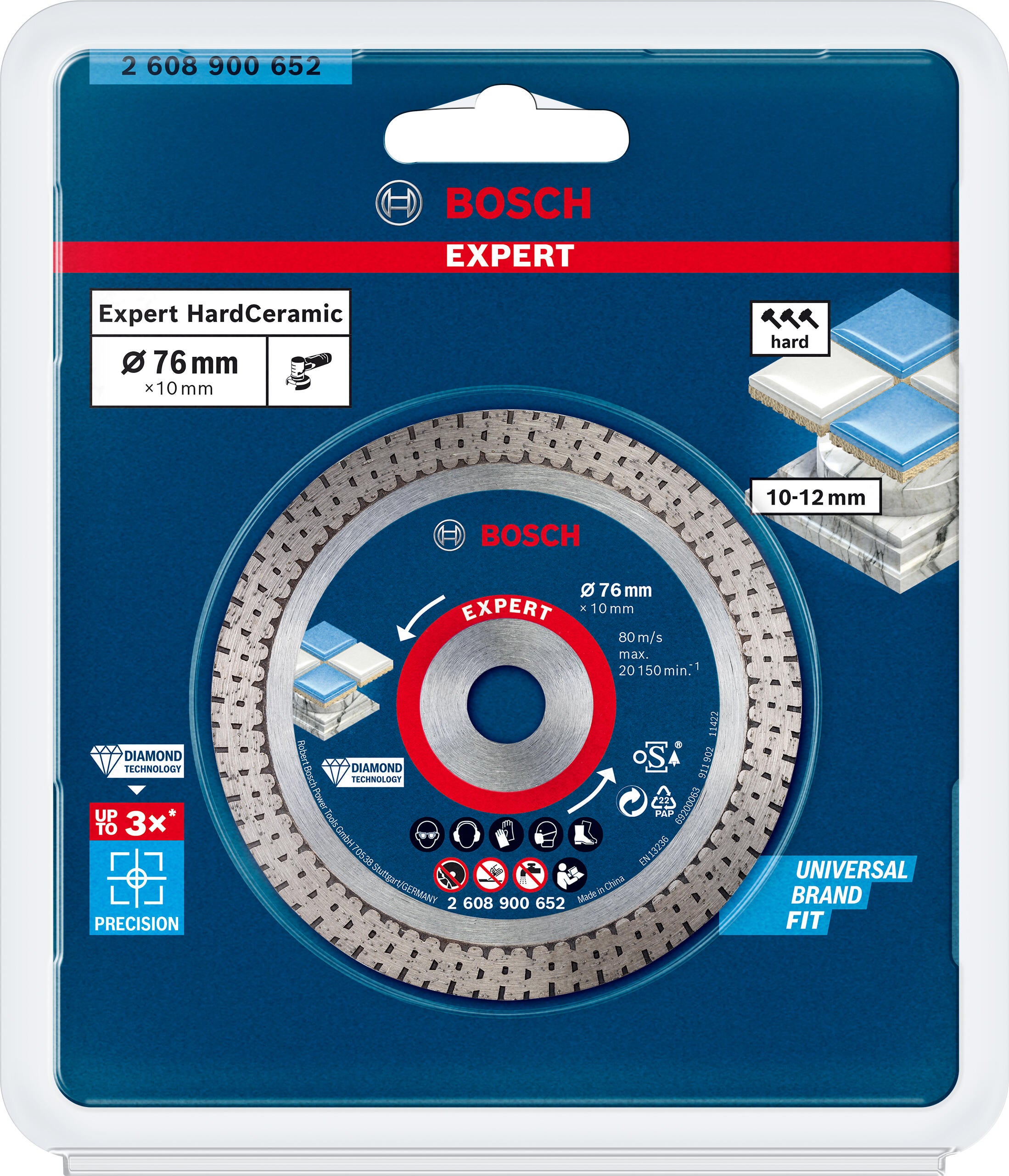 Disque de meulage diamant, BOSCH, Ø76 mm | Leroy Merlin