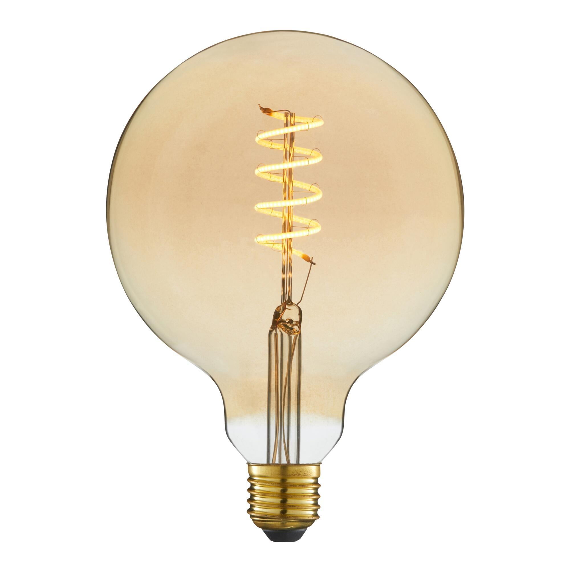 Ampoule led décorative, globe 125mm, E27, 400Lm = 35W, blanc chaud, LEXMAN | Leroy Merlin