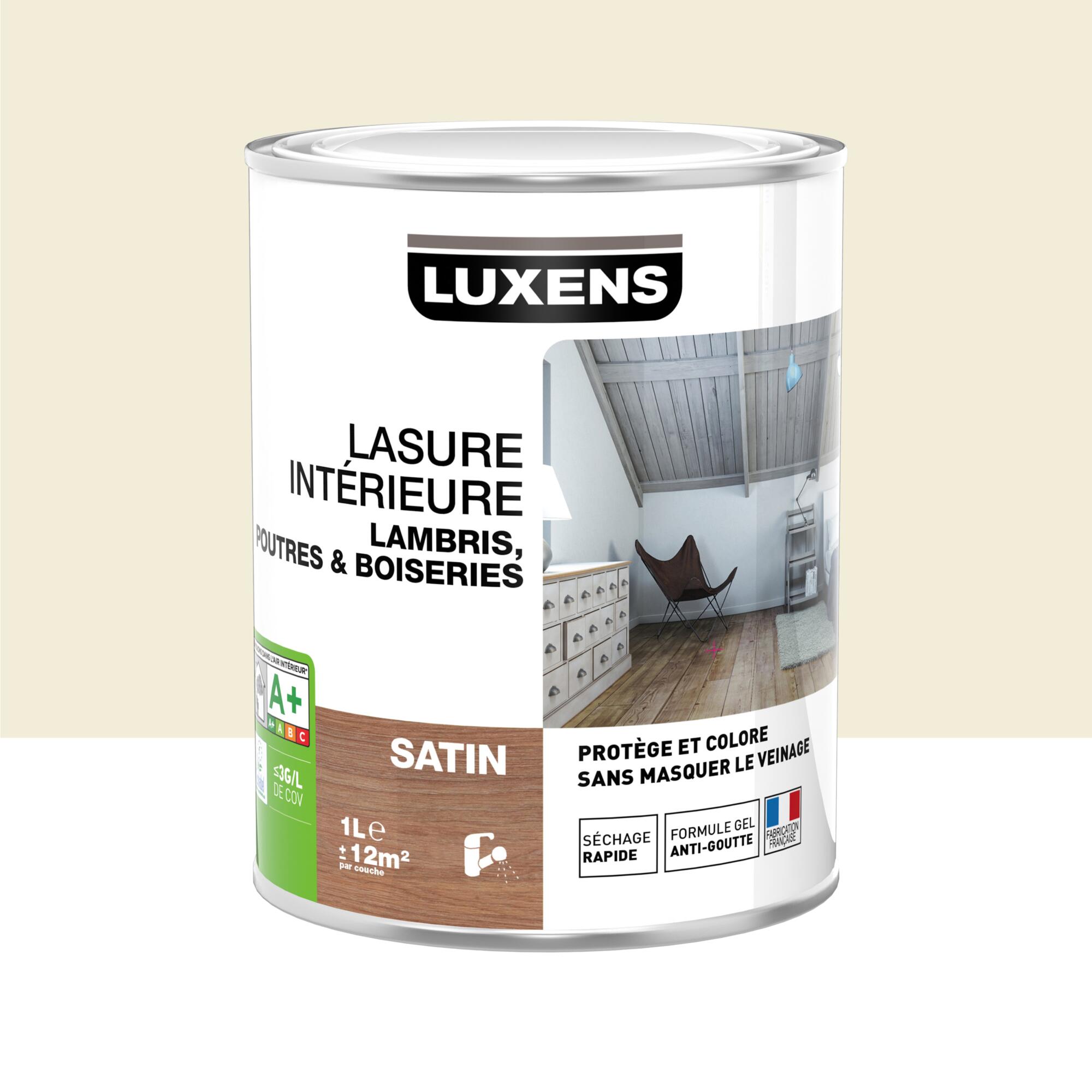 Lasure bois intérieur, toutes pièces (hors cuisine et bain) LUXENS ...