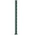 Poteau acier carré avec base : 8×8×132cm incl. 1 cache-poteau | Leroy ...