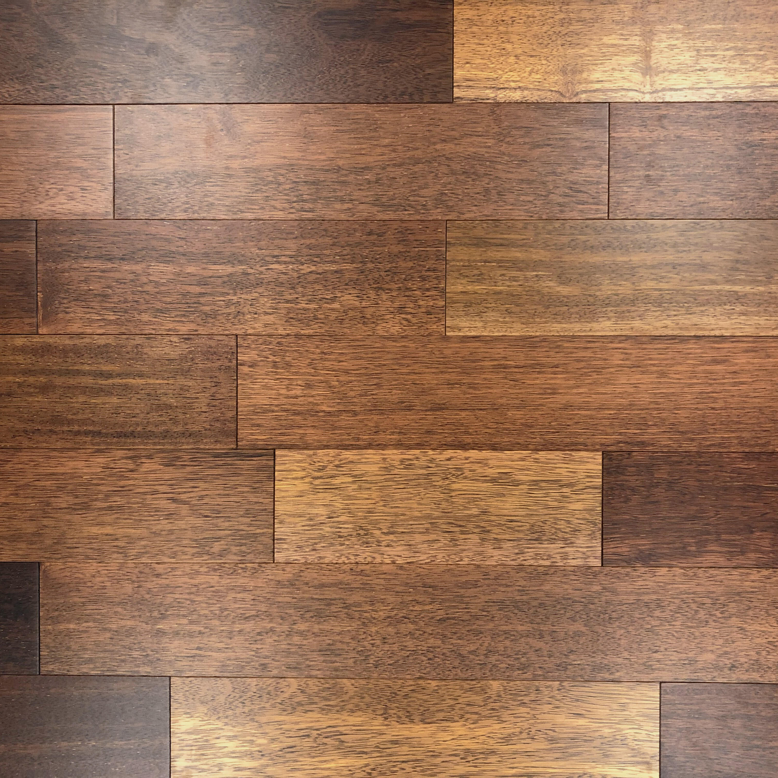 Echantillon parquet bois massif forte merbau brun rouge vitrifié xl ...
