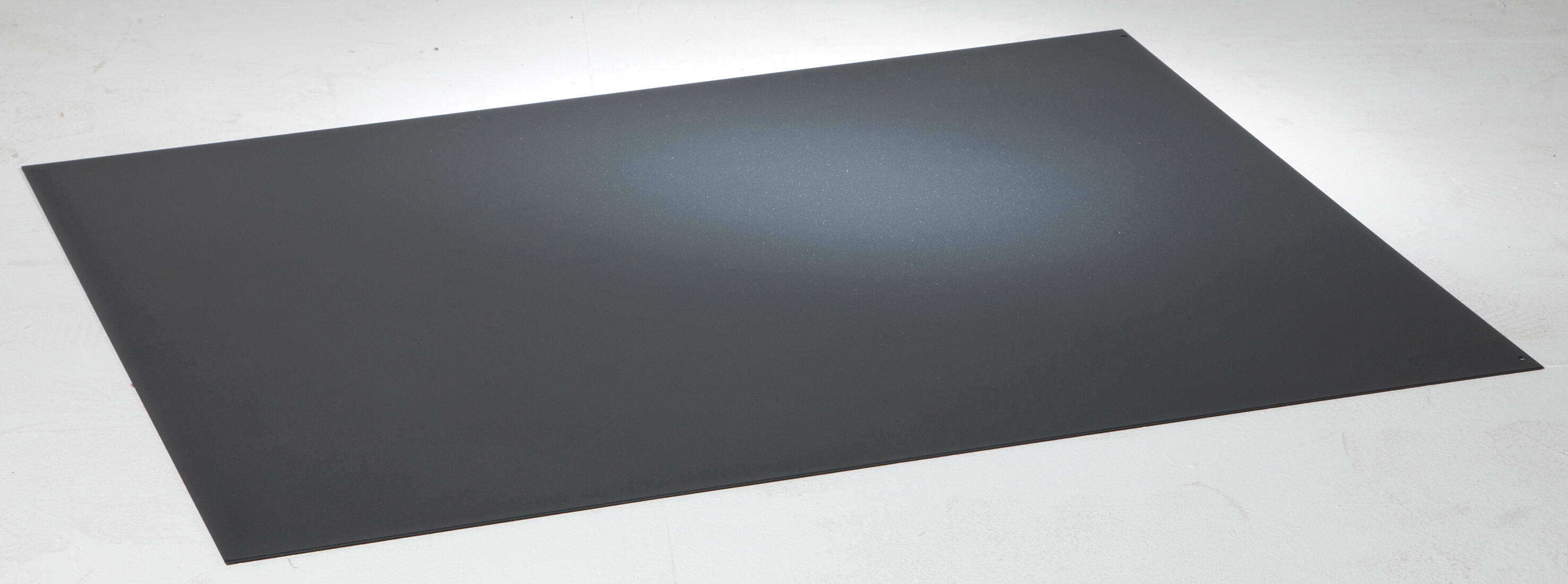 Plaque de protection sol noir sablé DEVAUX Discrétion, l.80 cm x H.100 ...