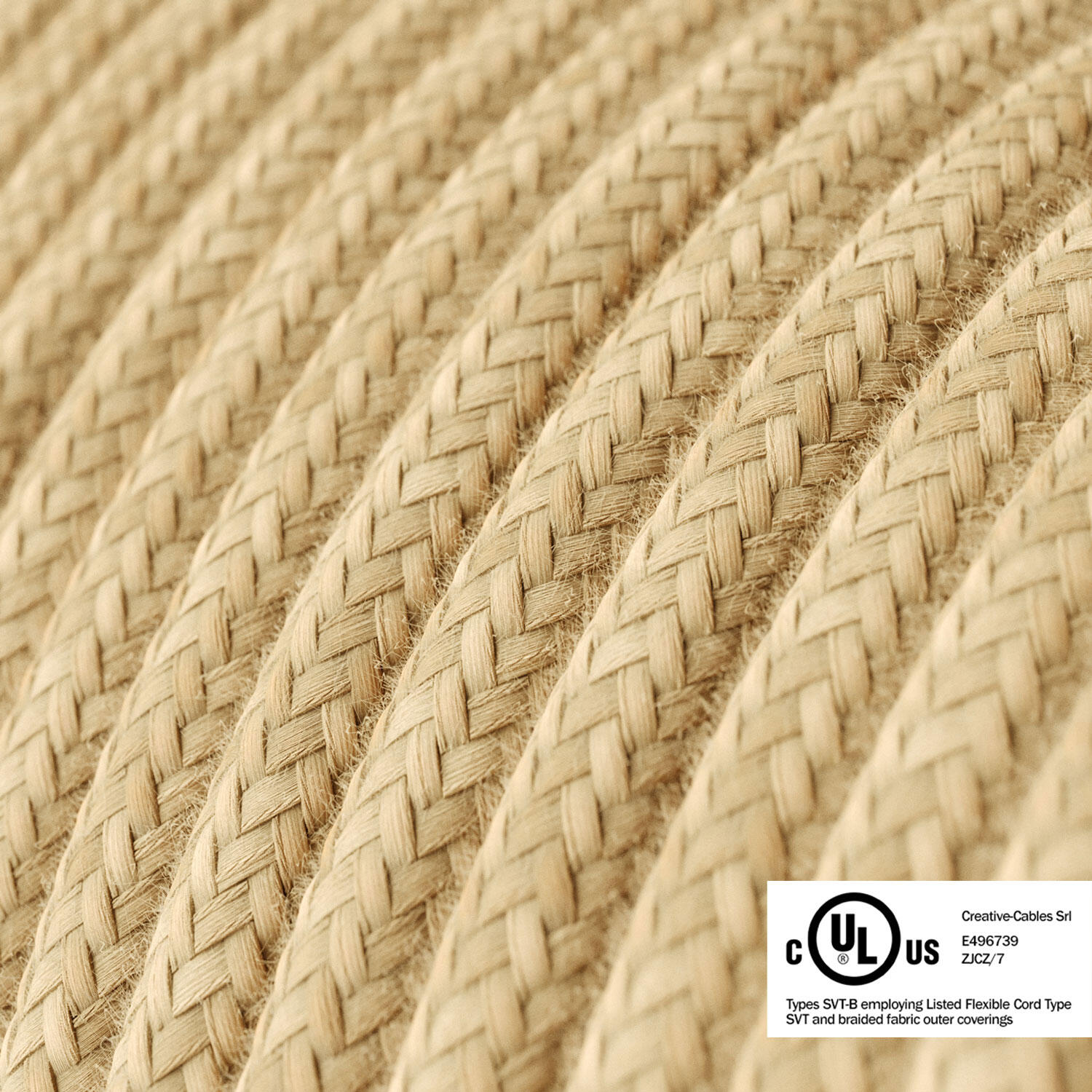 Câble tissu naturel, CREATIVE CABLES beige | Leroy Merlin