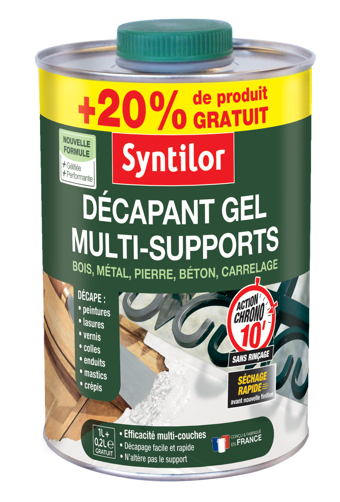 Décapant multisupport SYNTILOR Gel 1L+20% gratuit | Leroy Merlin
