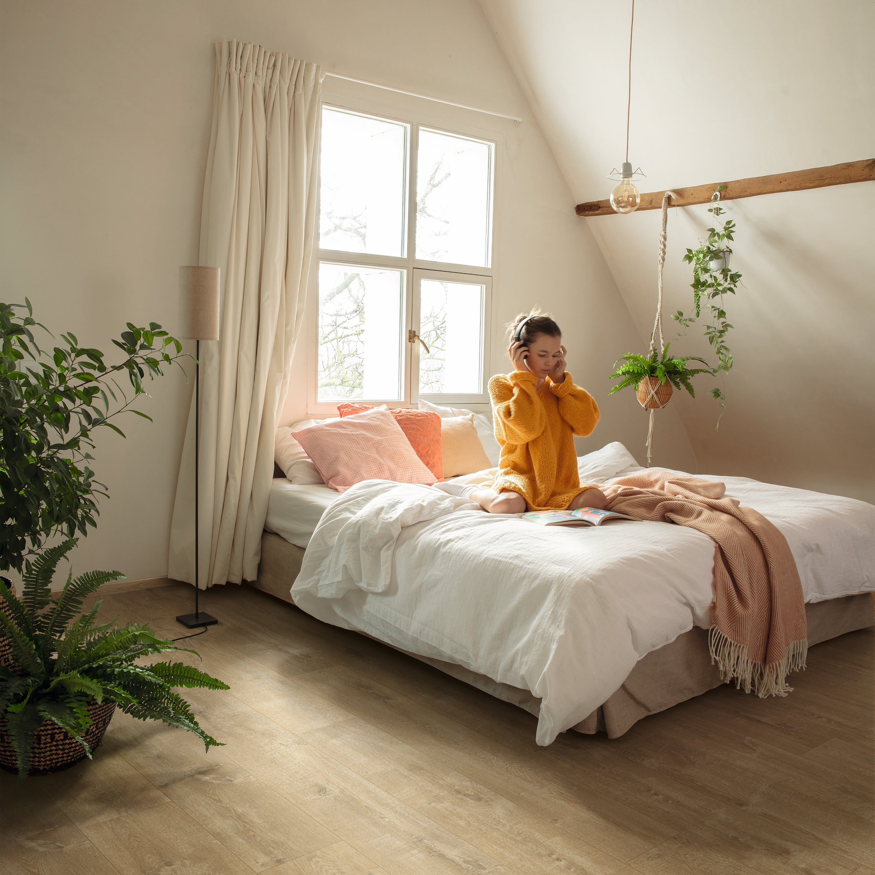 Lame PVC clipsable sous-couche intégrée SENS BY QUICK-STEP Sahara ...