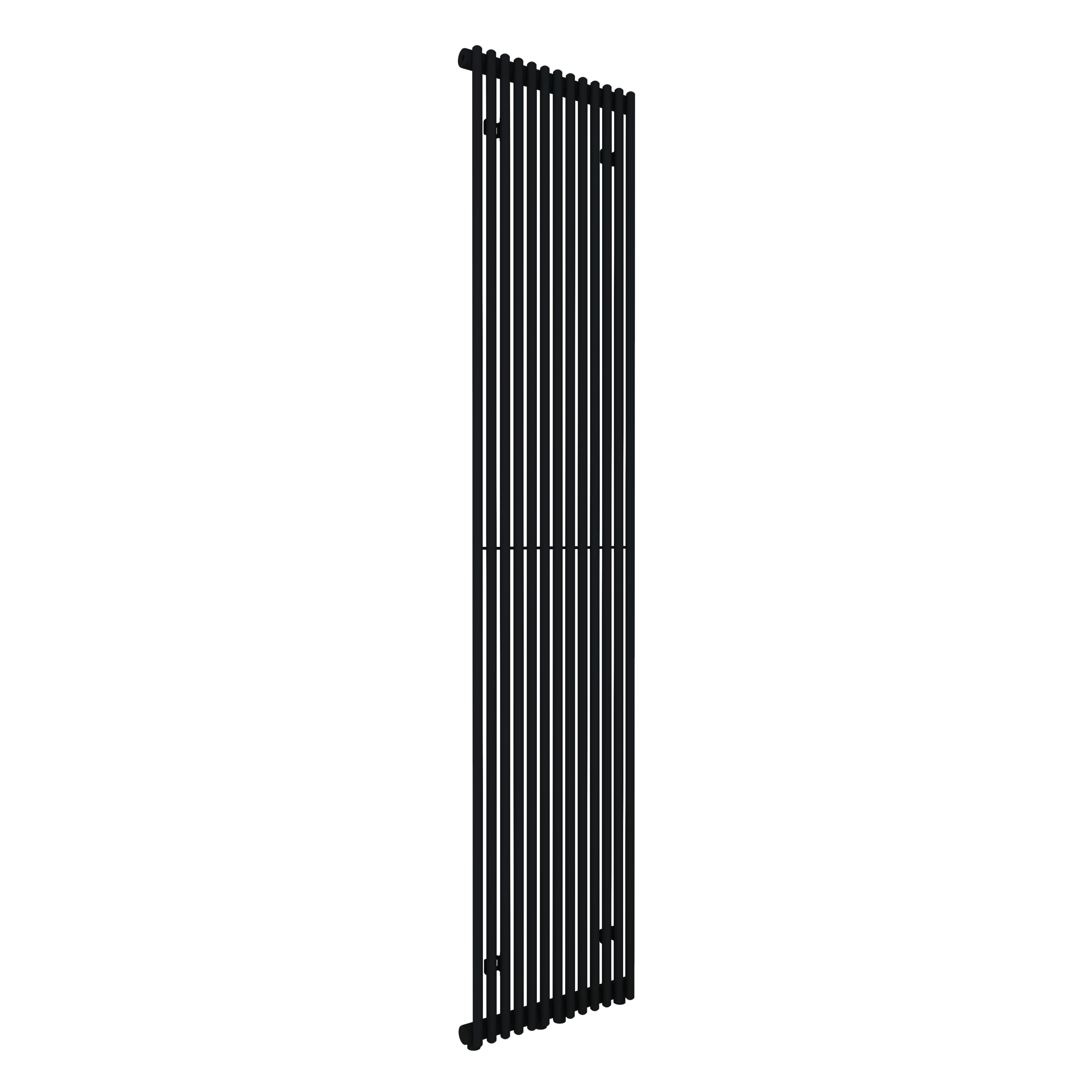 Radiateur eau chaude vertical ACOVA Filin noir, 1008W H.200 x l.43.1 cm ...